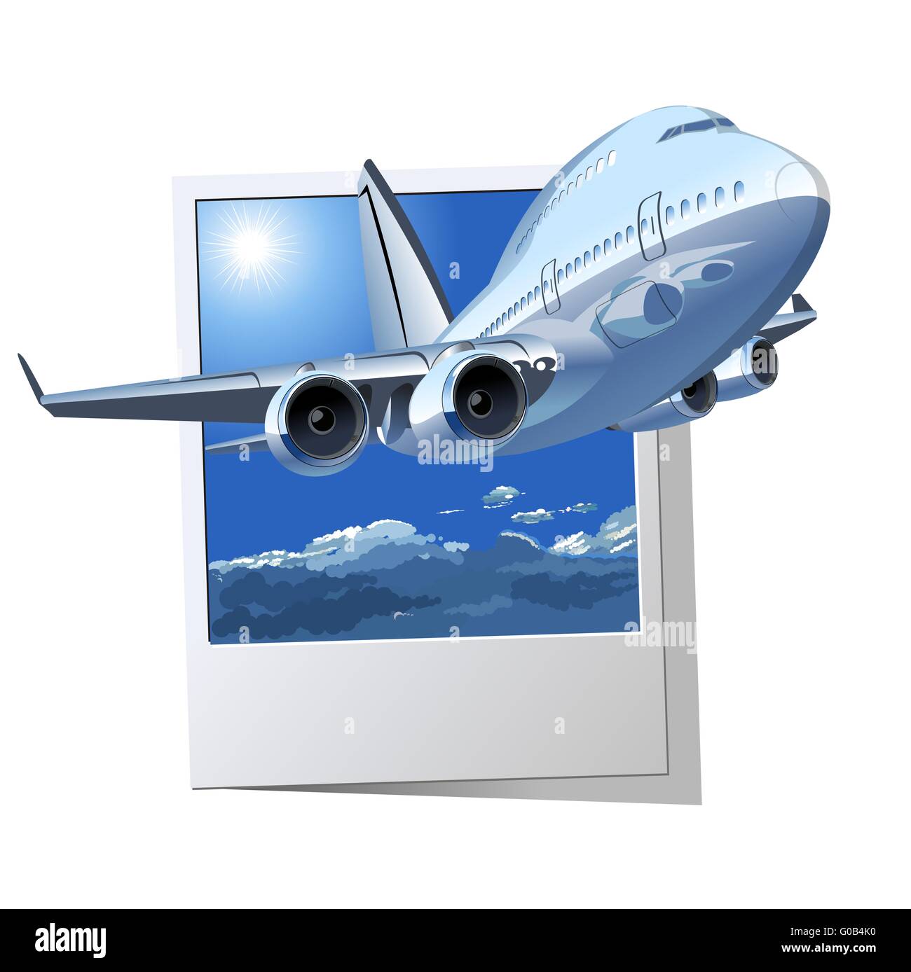 Avion de ligne boeing Banque d'images détourées - Alamy