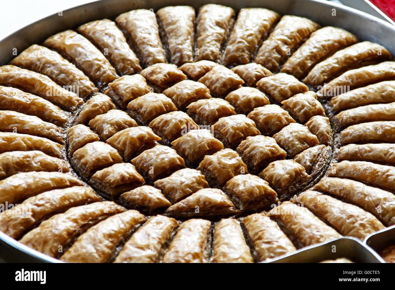 Une cuisine traditionnelle turque Baklava dessert sucré Photo Stock - Alamy
