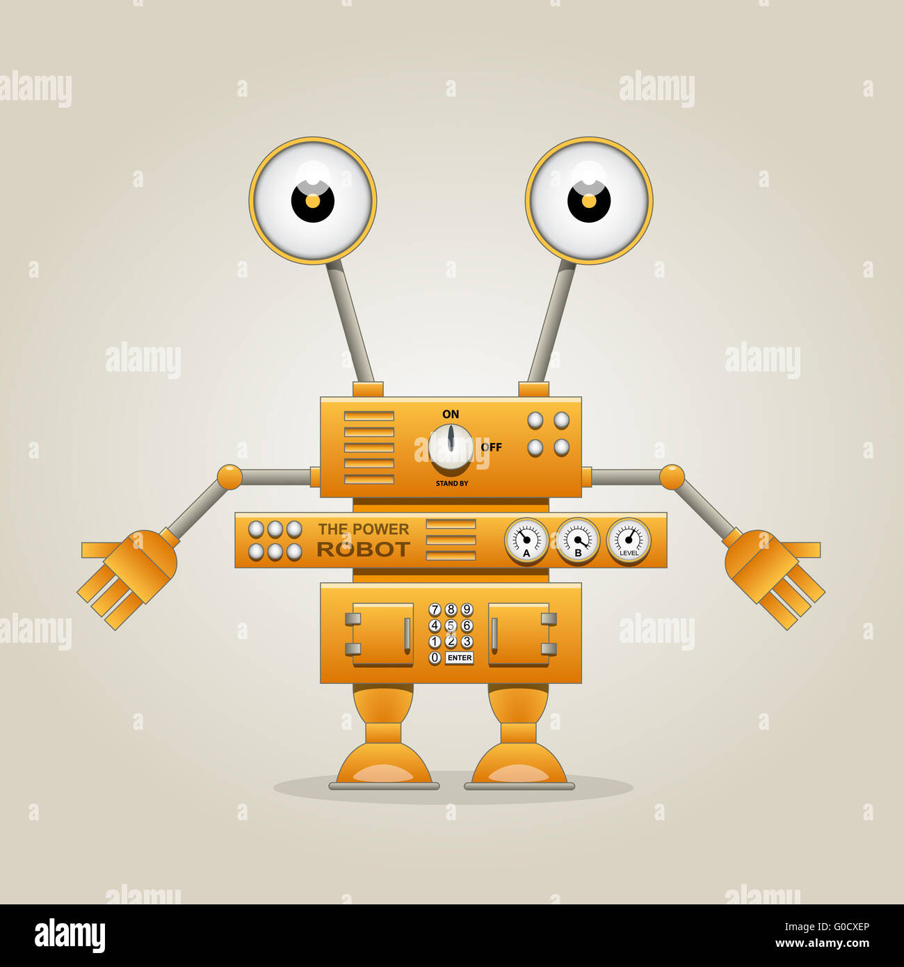 Robot rigolo Banque de photographies et d’images à haute résolution - Alamy