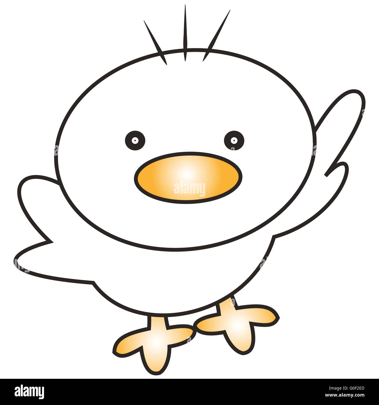 Cartoon poussin Banque d'images détourées - Alamy