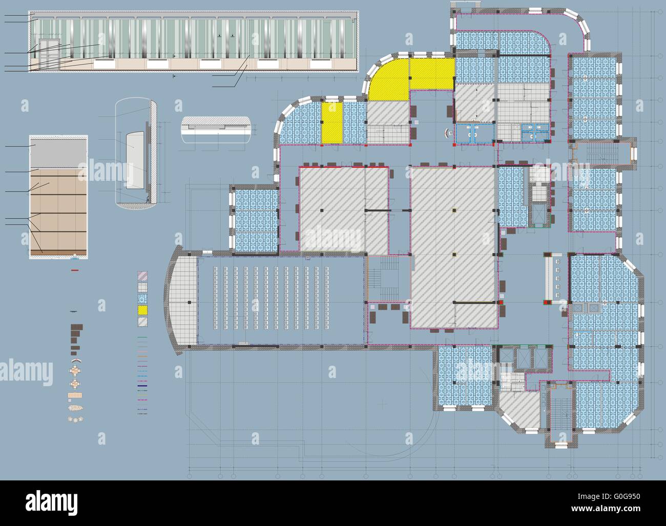 Dessin batiment color Banque de photographies et d’images à haute ...