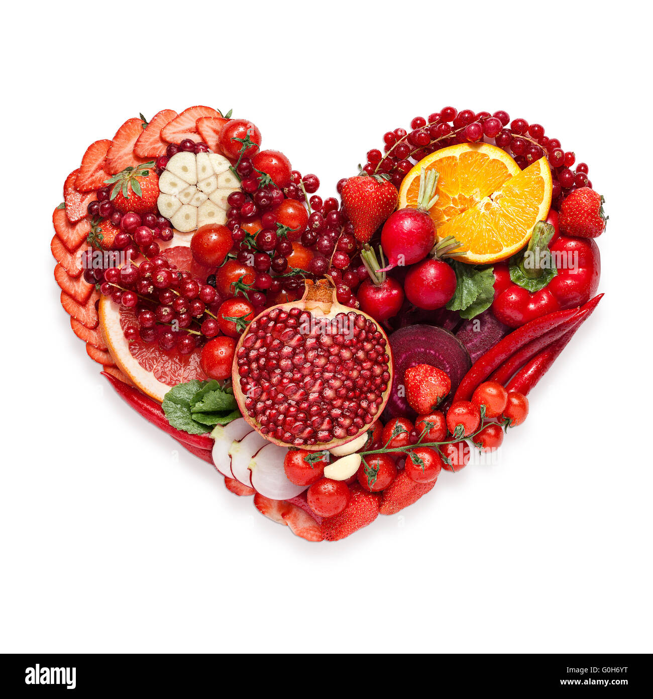 Anatomia de la fruta Banque d'images détourées - Alamy