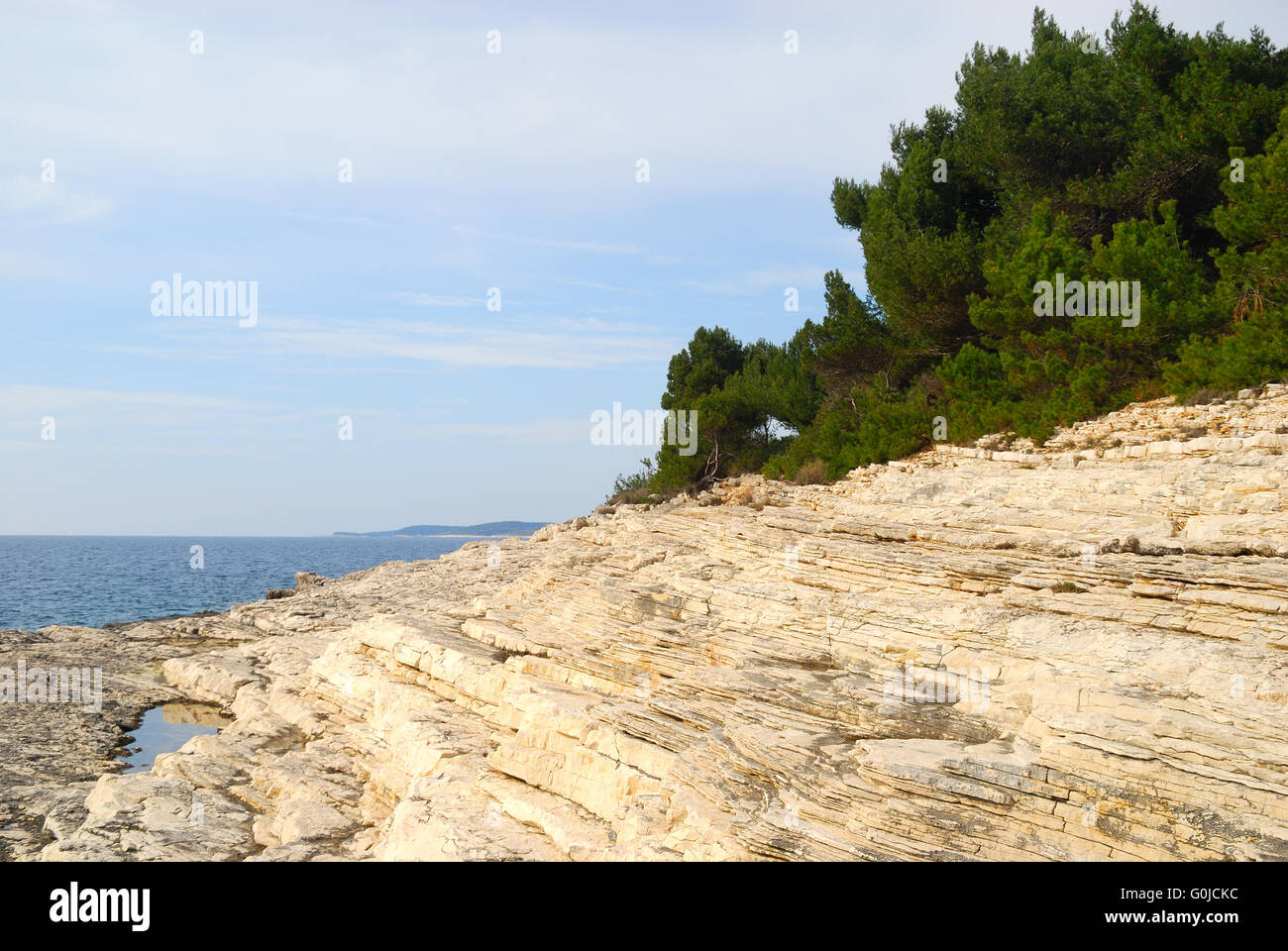Le Parc Naturel Kamenjak Premantura,, Istrie, Croatie. Le cap Kamenjak ...