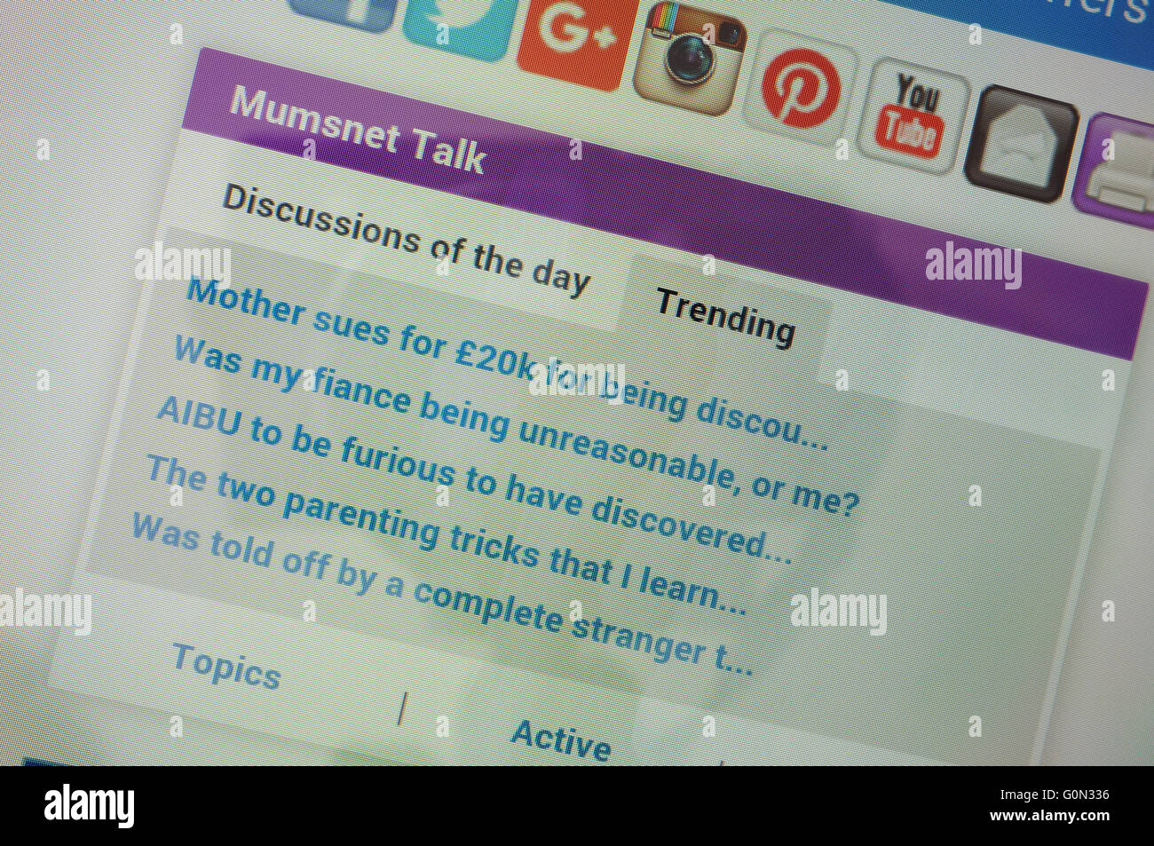 Parler mumsnet Banque de photographies et d’images à haute résolution ...