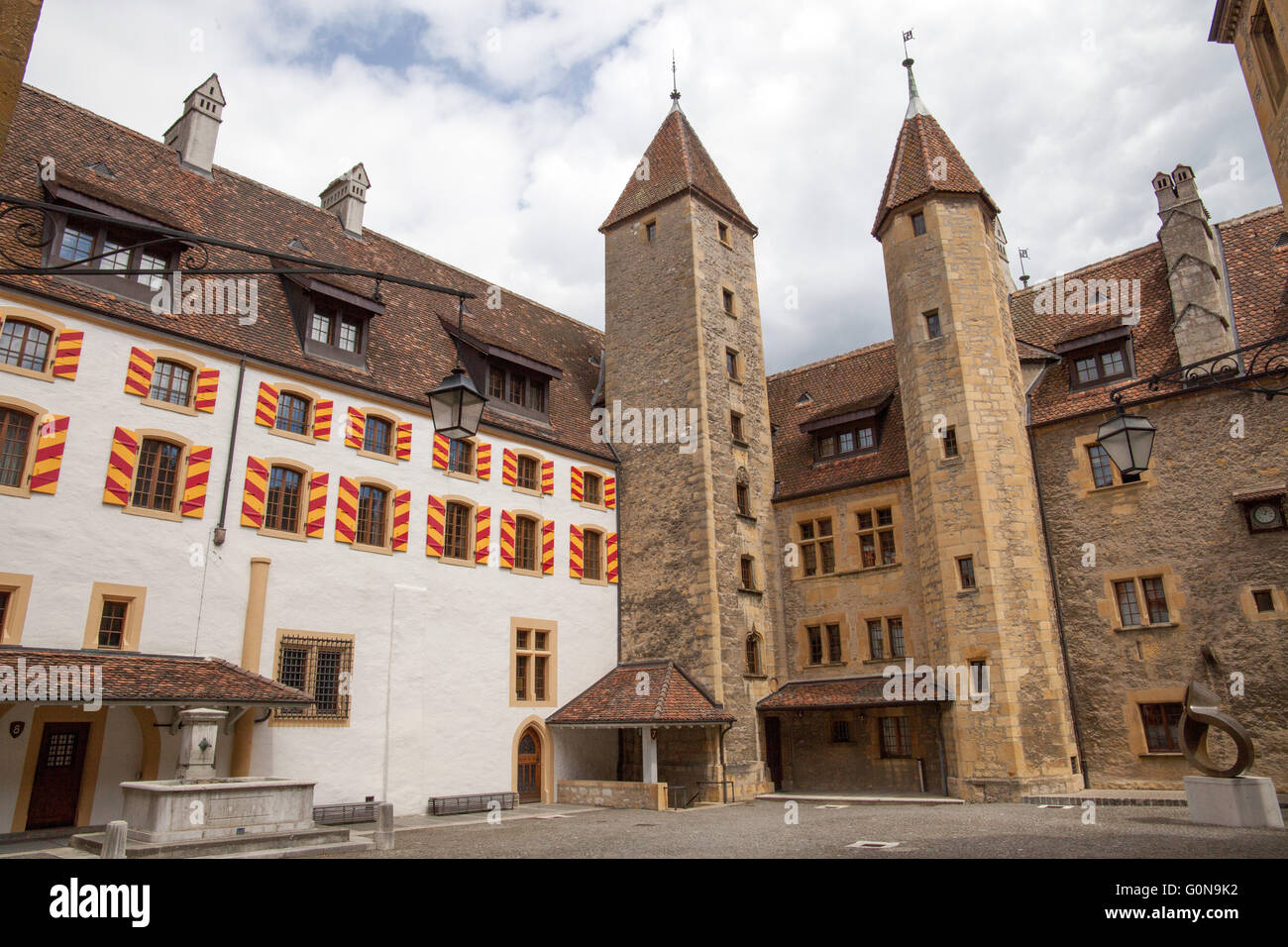 Neuchatel castle Banque de photographies et d’images à haute résolution ...