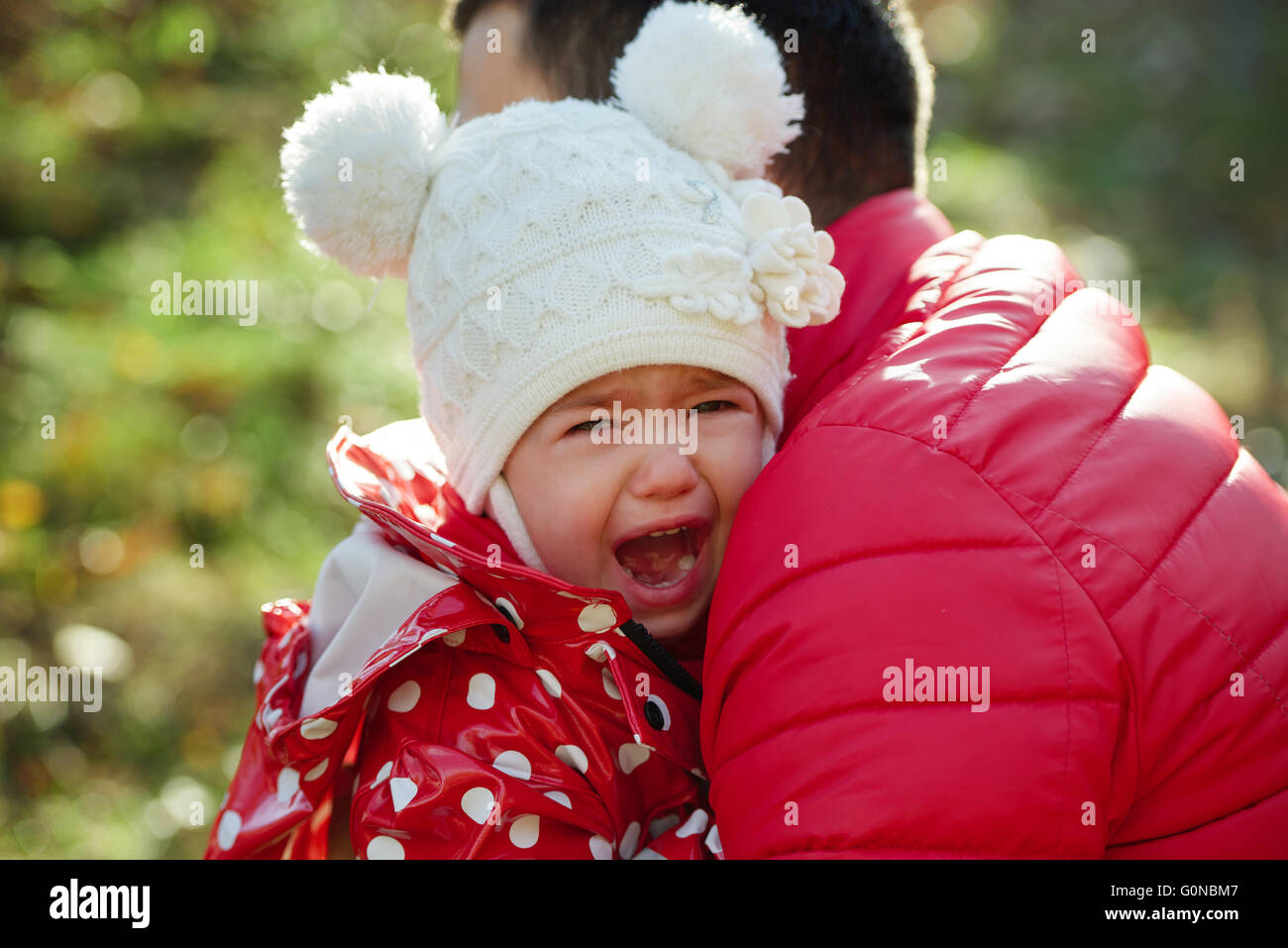 Enfant en bas âge enfant enfant tristesse triste Banque de ...
