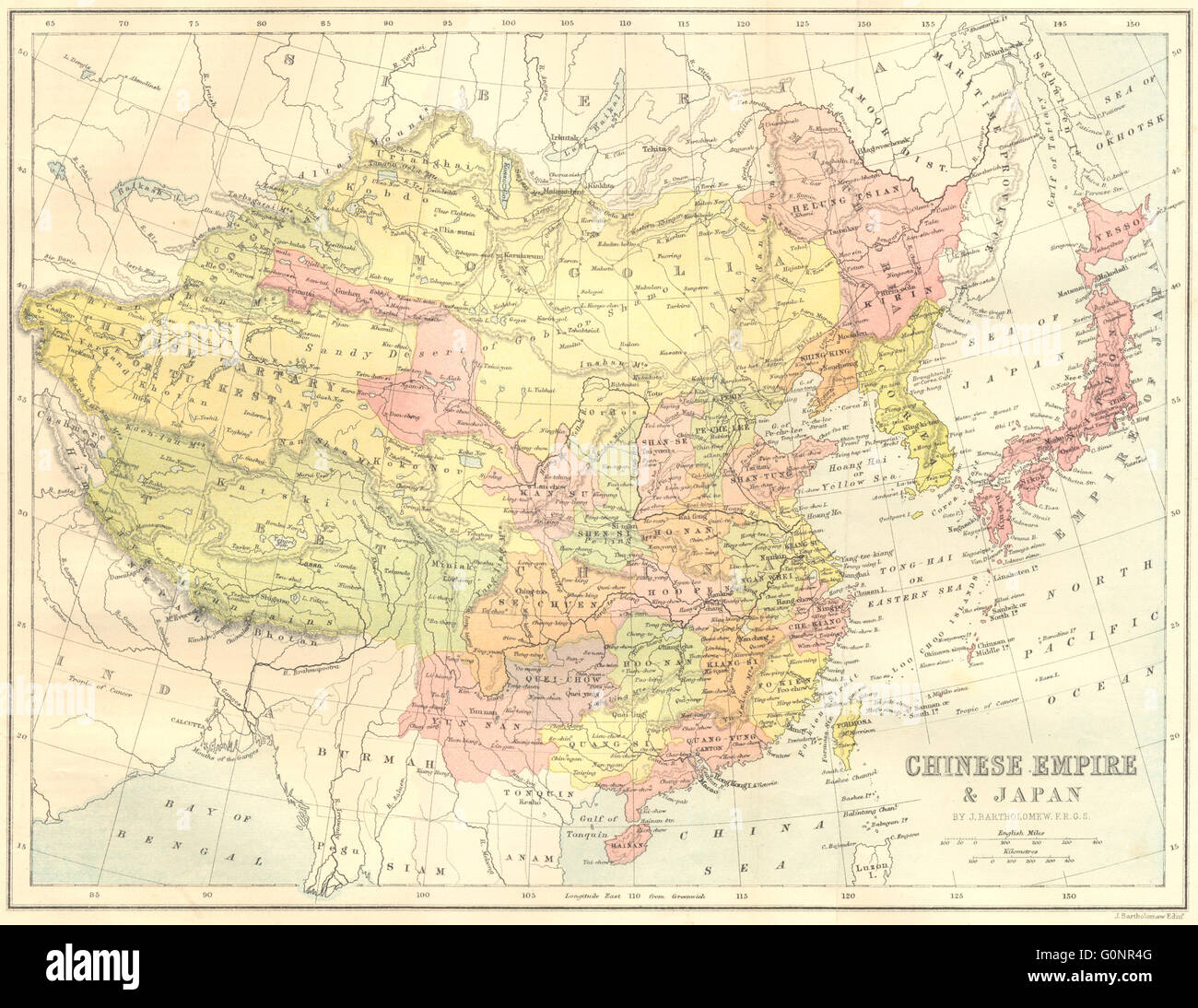 1870 map Banque de photographies et d’images à haute résolution - Alamy