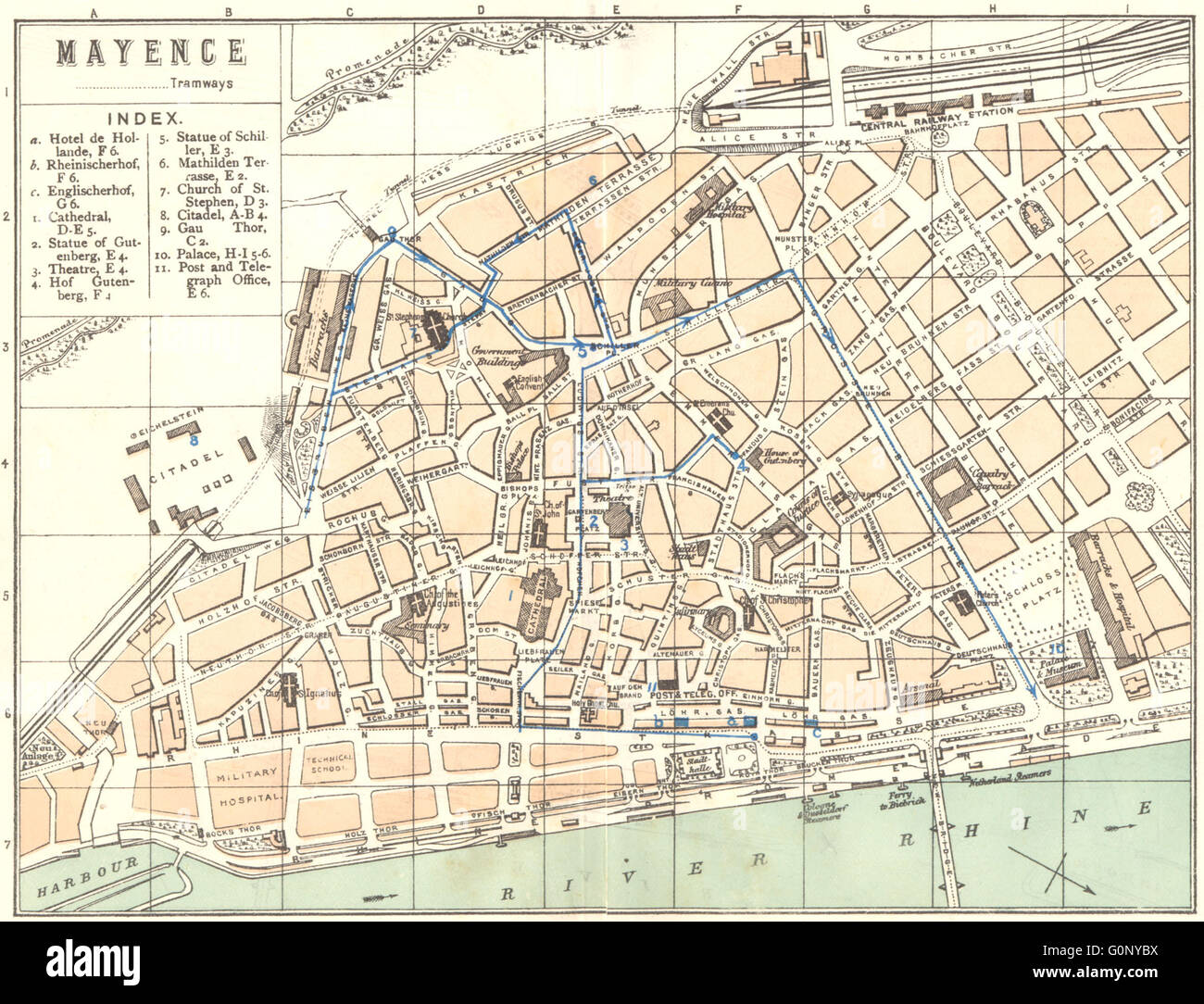 Carte mayence Banque de photographies et d’images à haute résolution ...