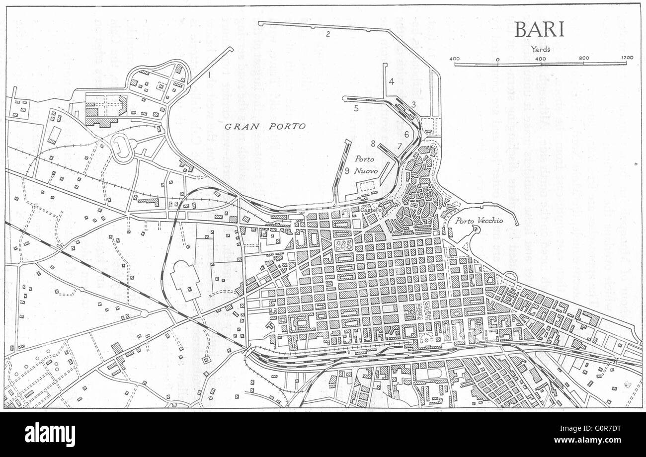 Carte de bari Banque de photographies et d’images à haute résolution ...