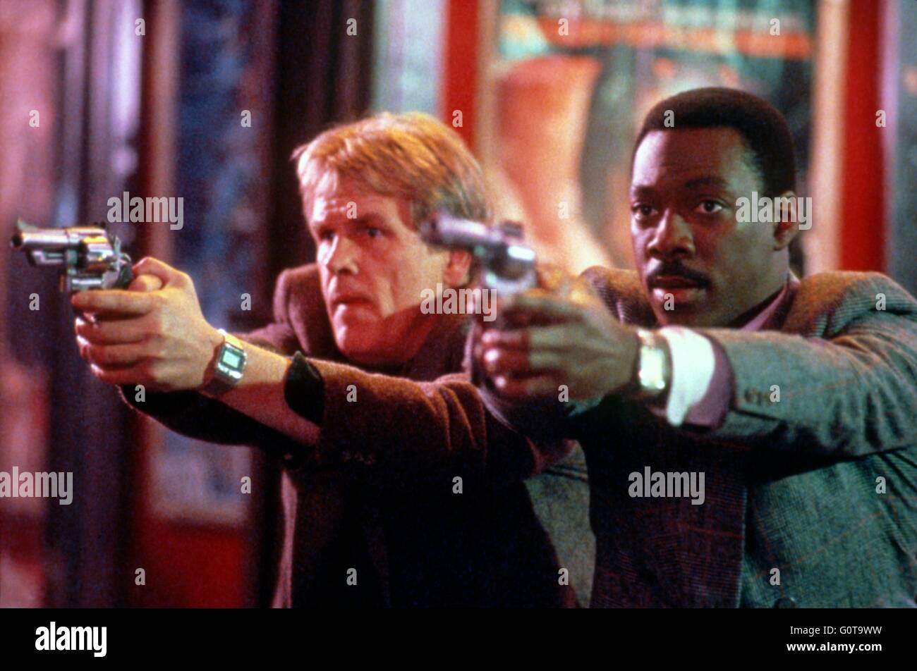 Nick Nolte et Eddie Murphy / Un autre 48 heures / 1990 Réalisé par ...
