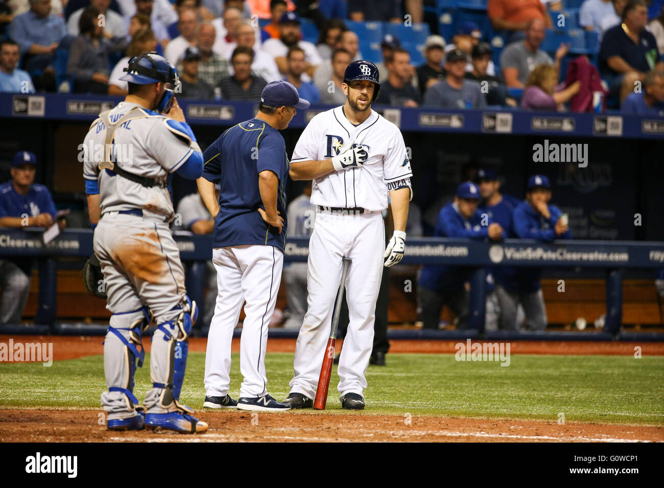 Saint Petersburg, Florida, USA. 4 mai, 2016. Vous VRAGOVIC | fois.Rays ...