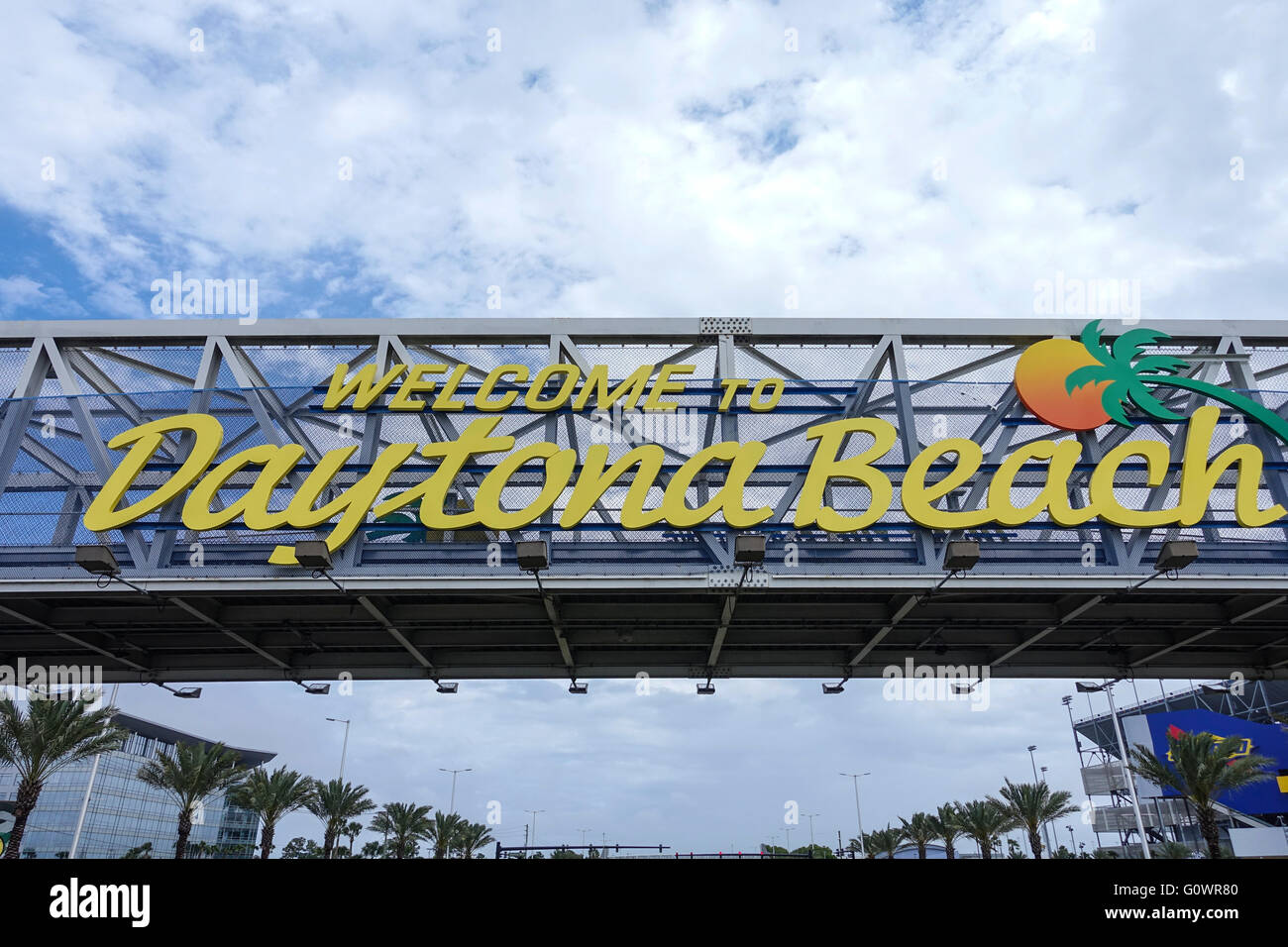 Welcome daytona beach sign daytona Banque de photographies et d’images ...