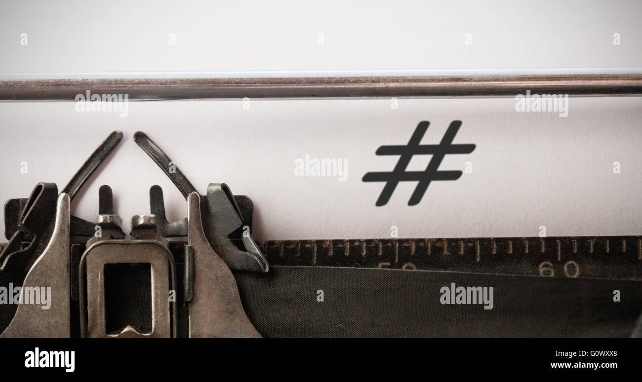 Symbole de hashtag Banque de photographies et d’images à haute ...
