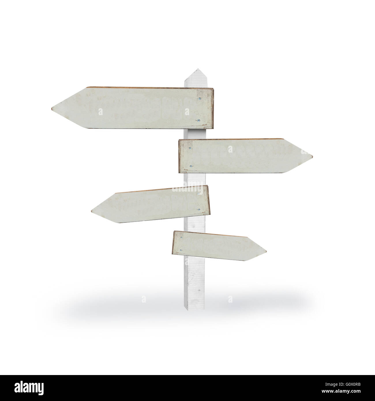 Panneau toutes directions Banque d'images détourées - Alamy