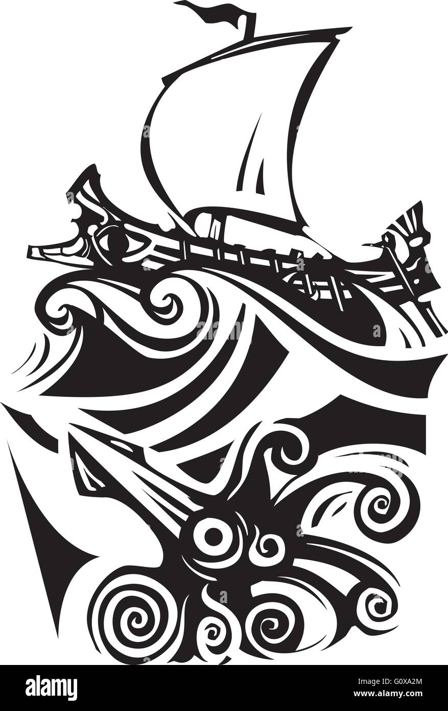 Marine grecque Banque d'images vectorielles - Alamy