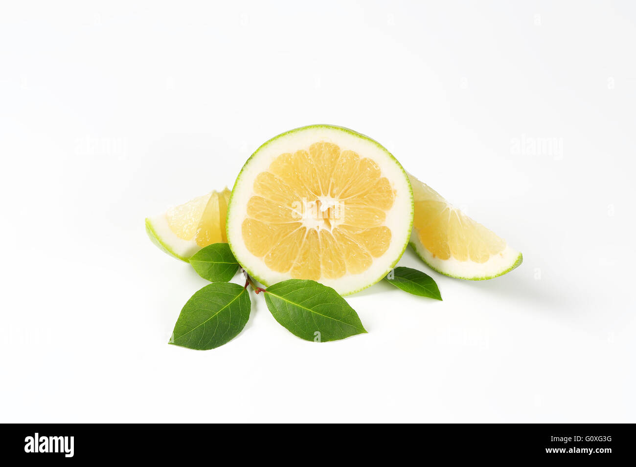 Quartier de pamplemousse Banque de photographies et d’images à haute ...