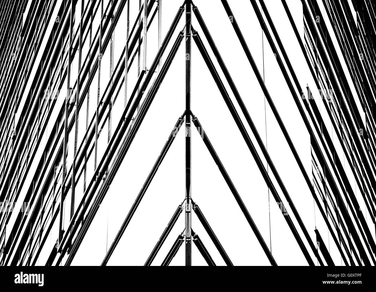 Potsdamer platz building renzo piano Banque d'images noir et blanc - Alamy