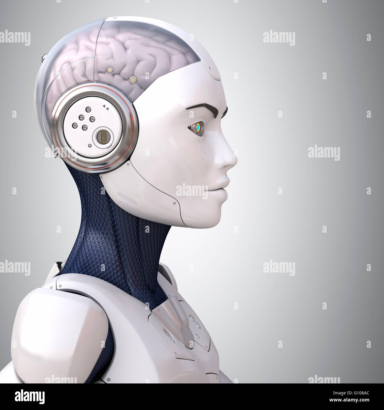Tête de robot Banque de photographies et d’images à haute résolution ...