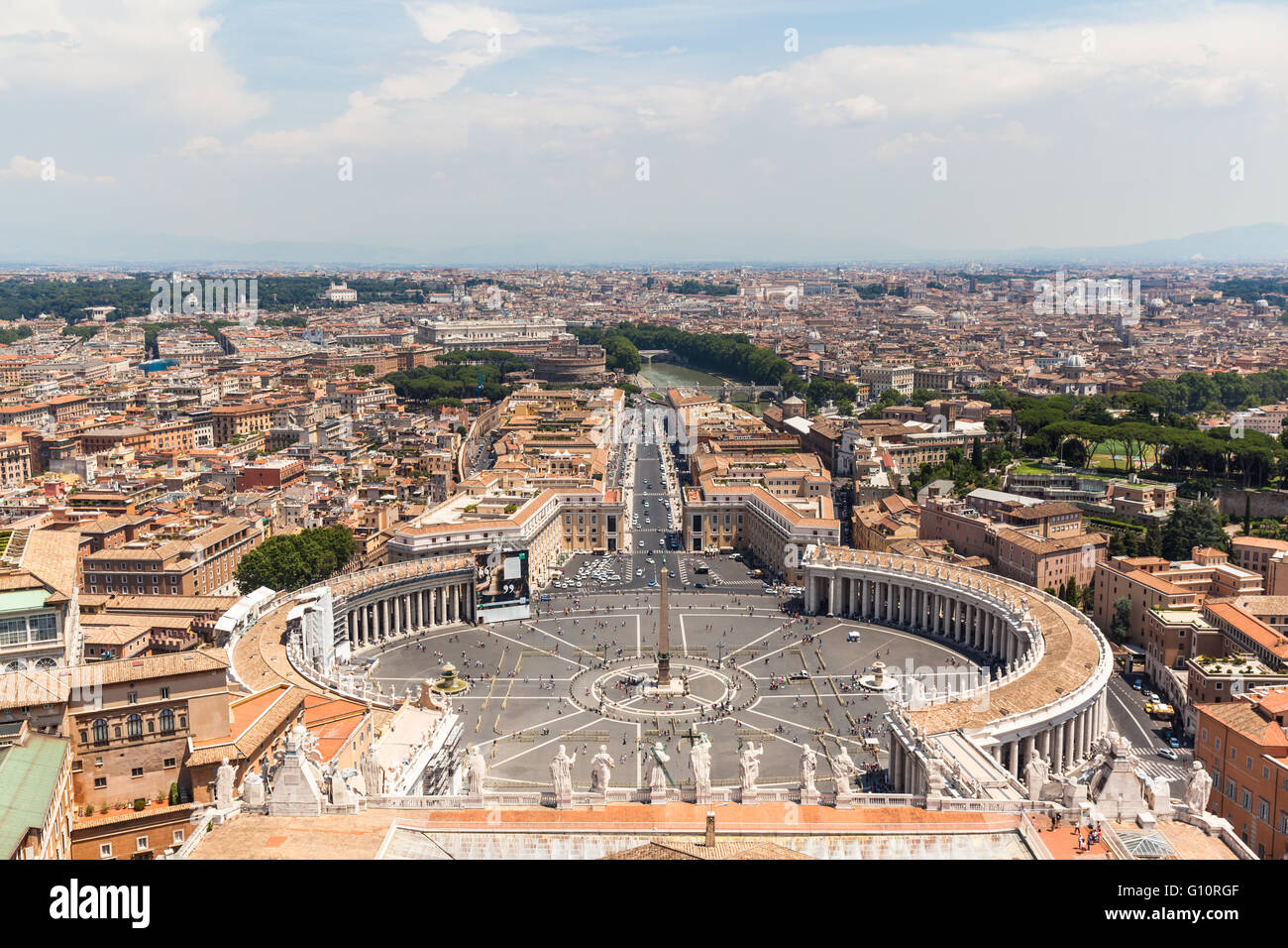 Basilique Saint Pierre Panoramique Banque d'image et photos - Alamy