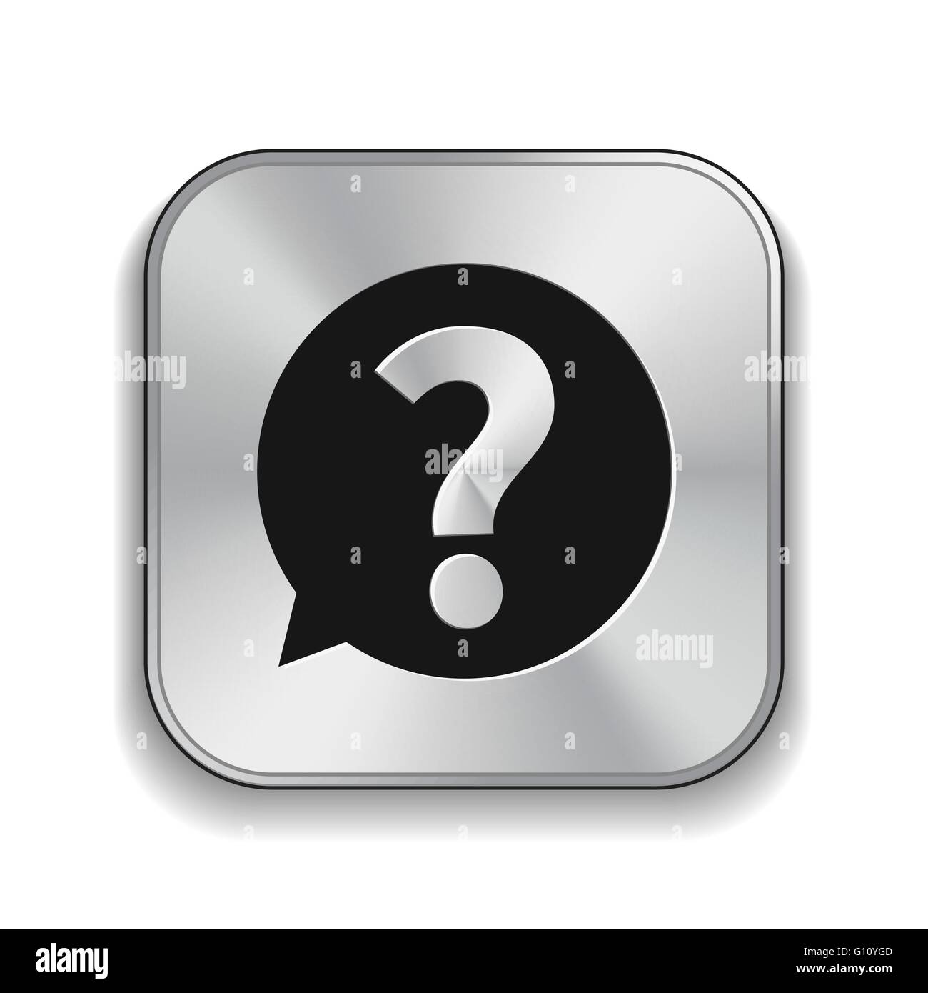 Le pictogramme de question mark Image Vectorielle Stock - Alamy