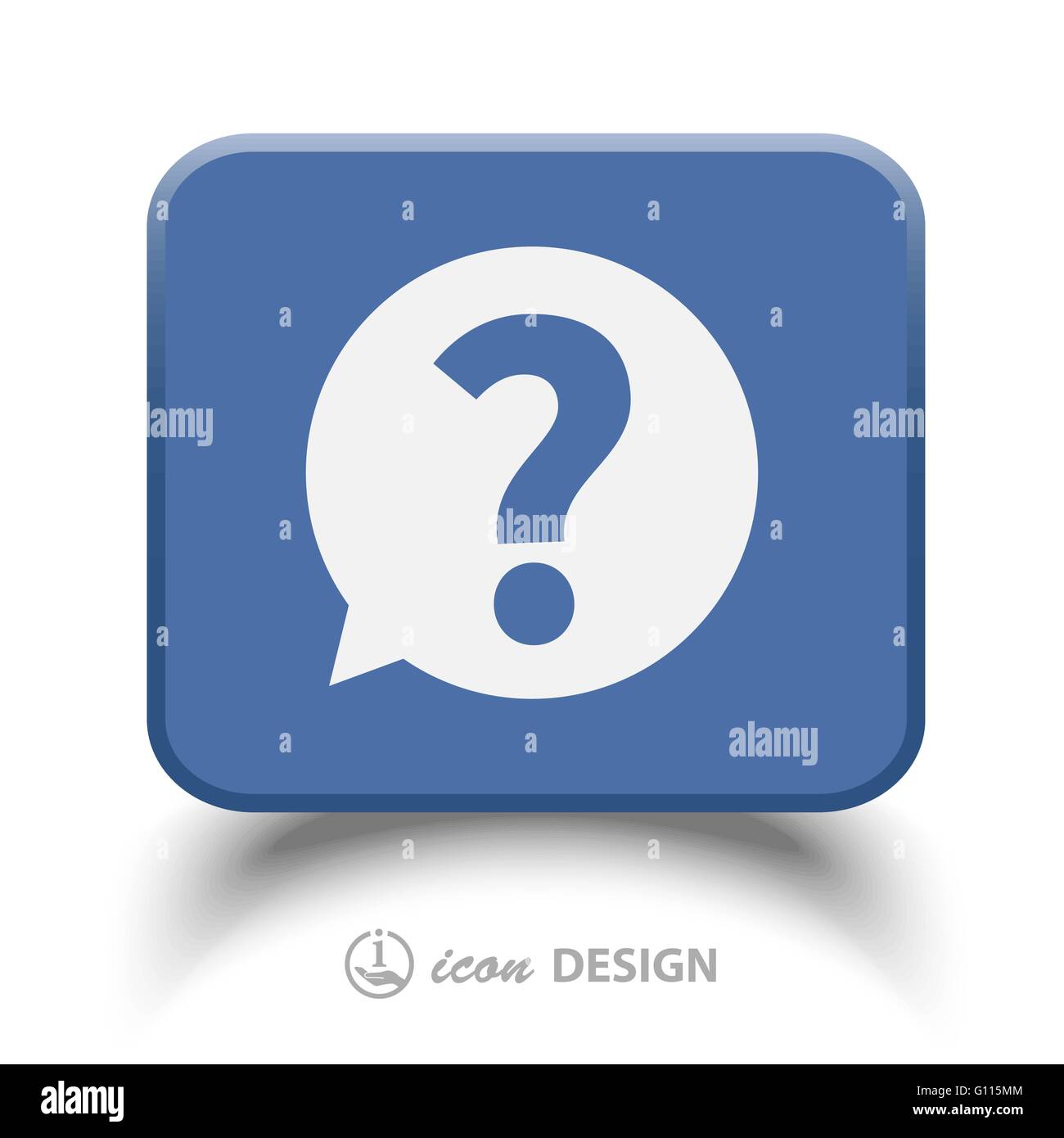 Le pictogramme de question mark Image Vectorielle Stock - Alamy