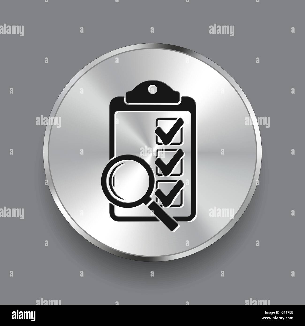 Le pictogramme de liste Image Vectorielle Stock - Alamy