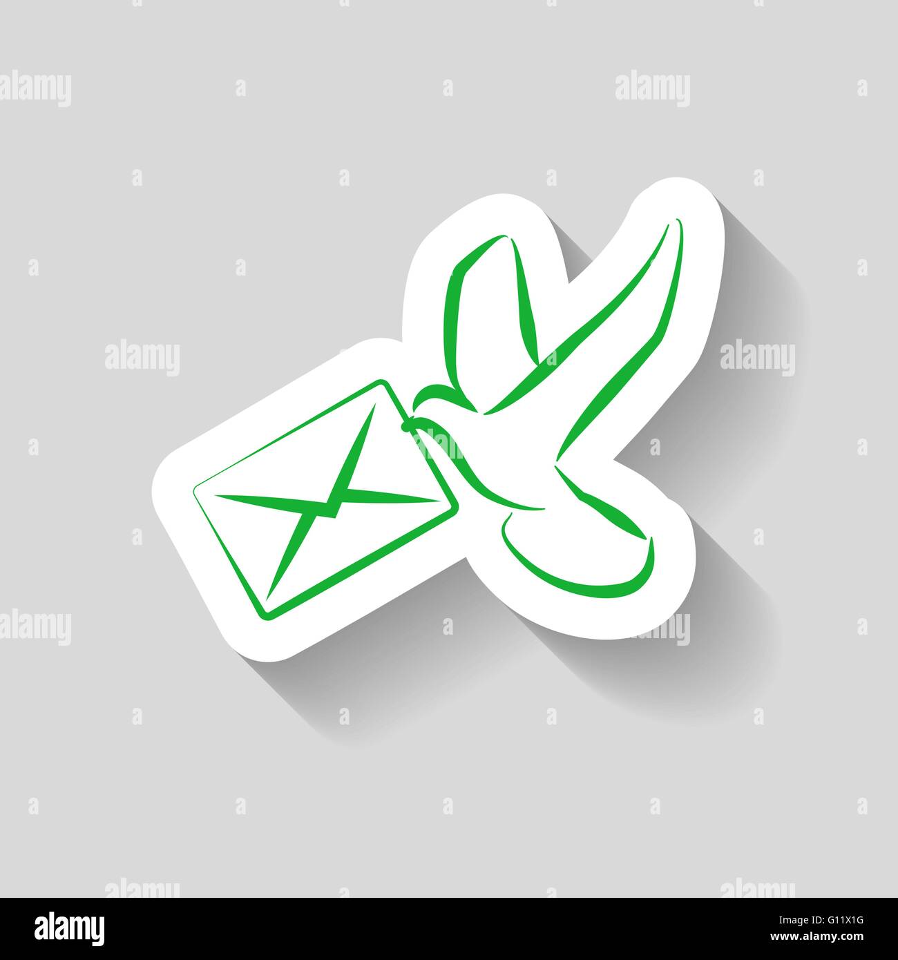 Le pictogramme de mail Image Vectorielle Stock - Alamy