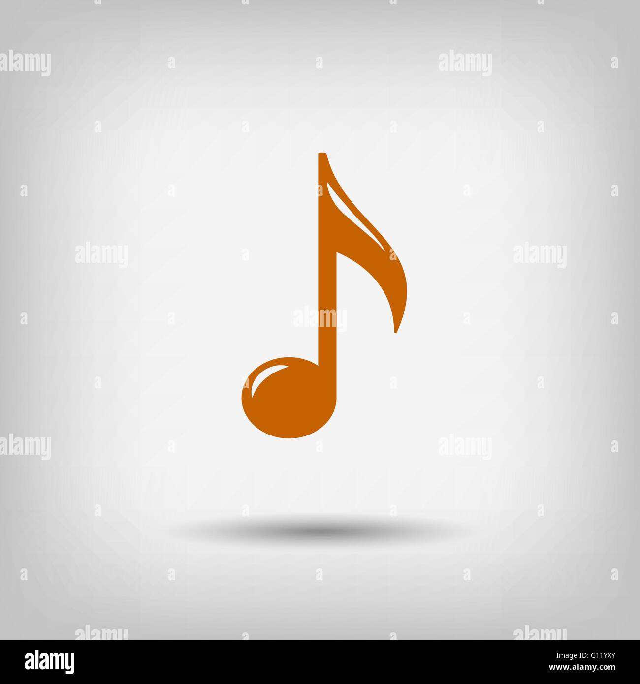 Le pictogramme de note de musique Image Vectorielle Stock - Alamy