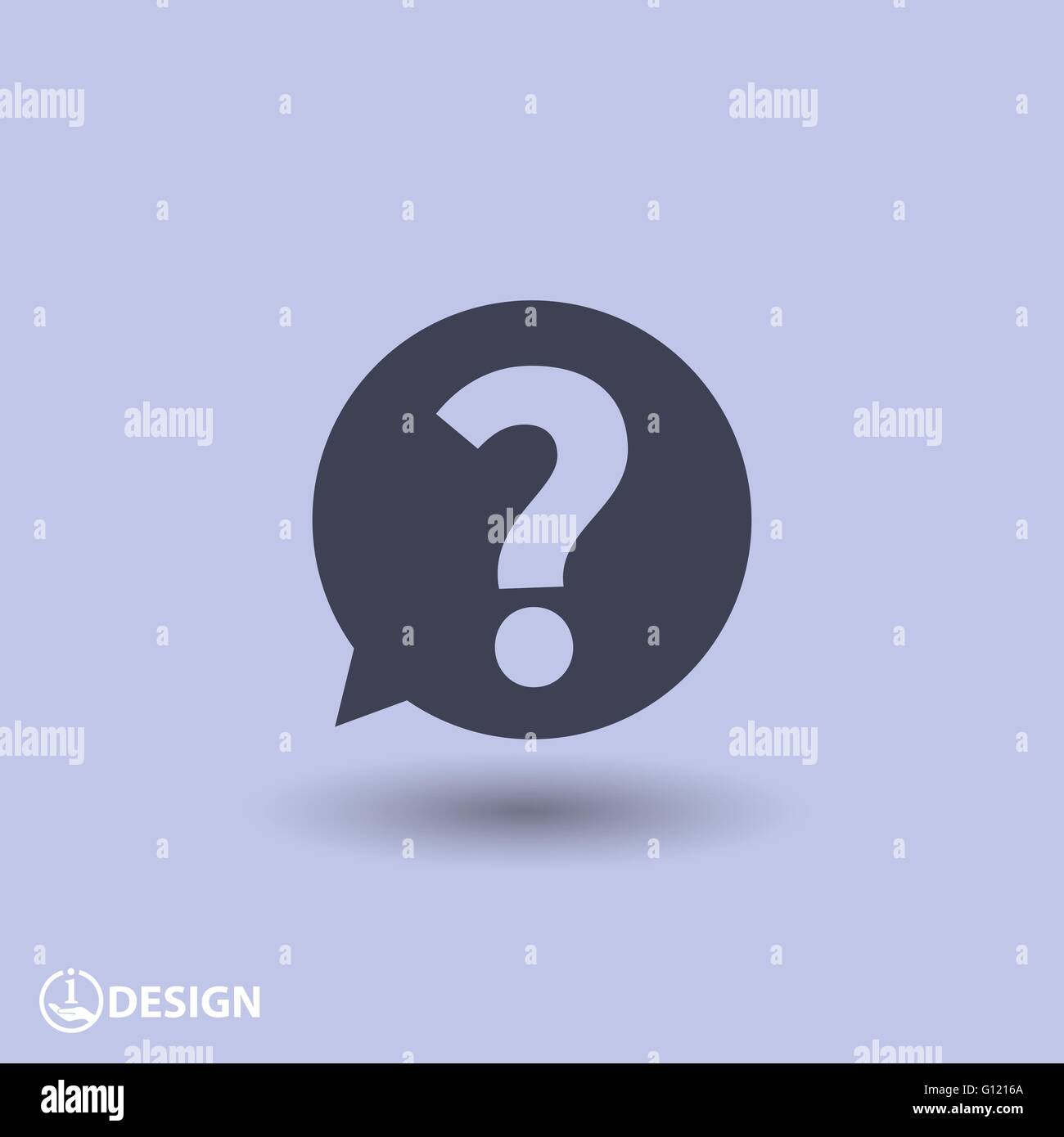 Le pictogramme de question mark Image Vectorielle Stock - Alamy