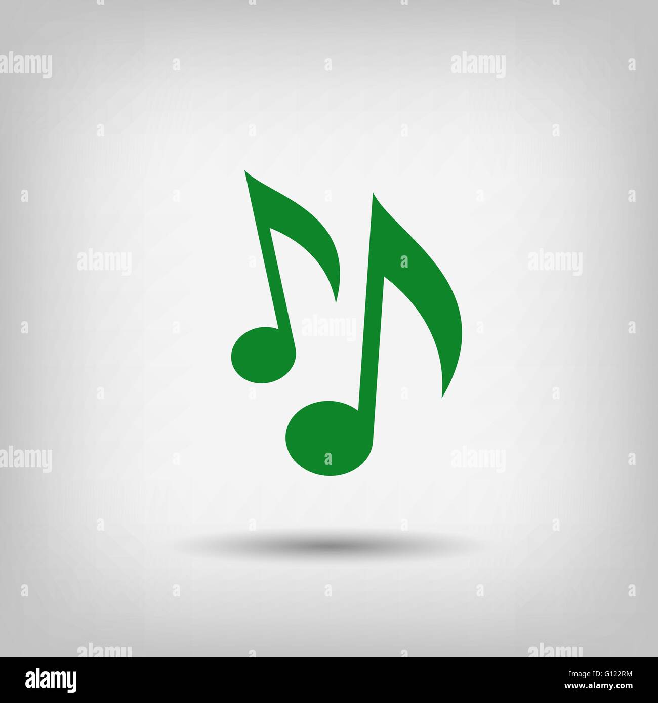 Le pictogramme de note de musique Image Vectorielle Stock - Alamy