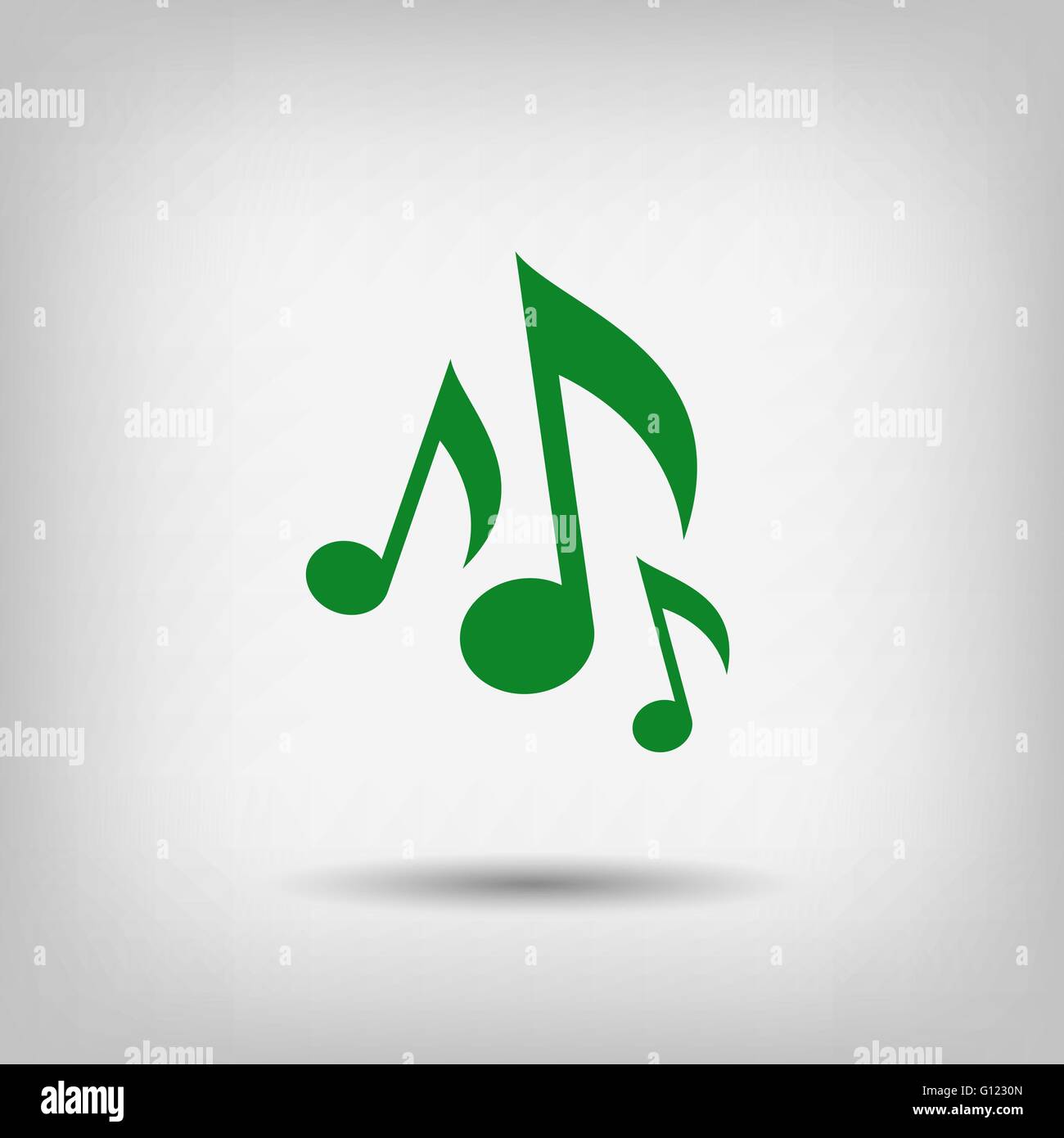 Le pictogramme de note de musique Image Vectorielle Stock - Alamy