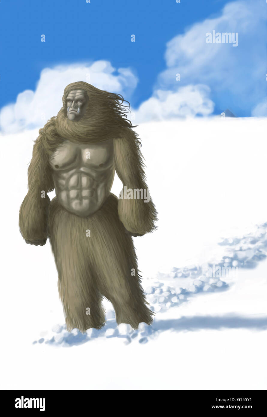 L'abominable homme des neiges Banque de photographies et d’images à ...