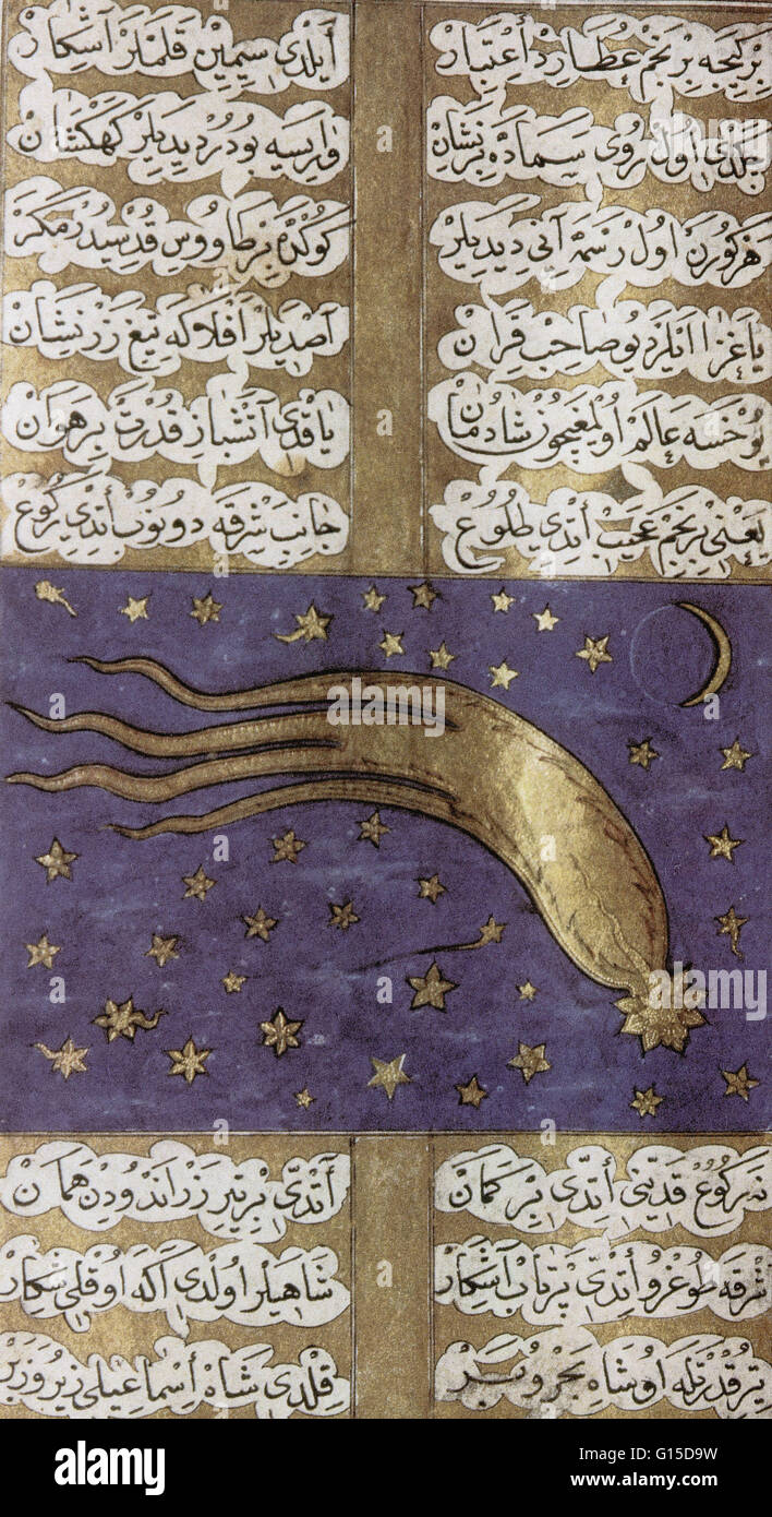 Grande comète de 1577 Banque de photographies et d’images à haute ...