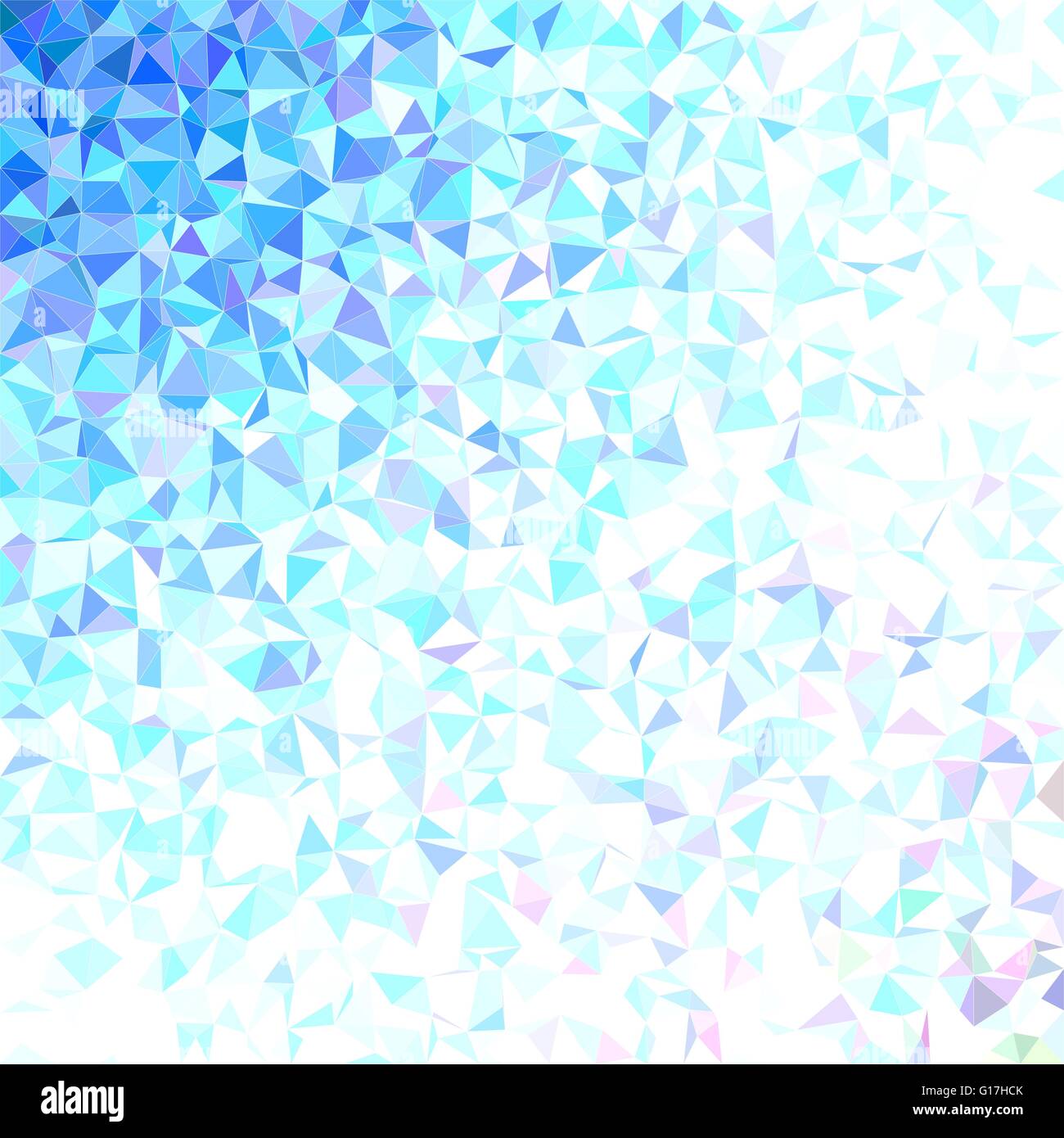 Triangle bleu clair motif mosaïque Image Vectorielle Stock - Alamy
