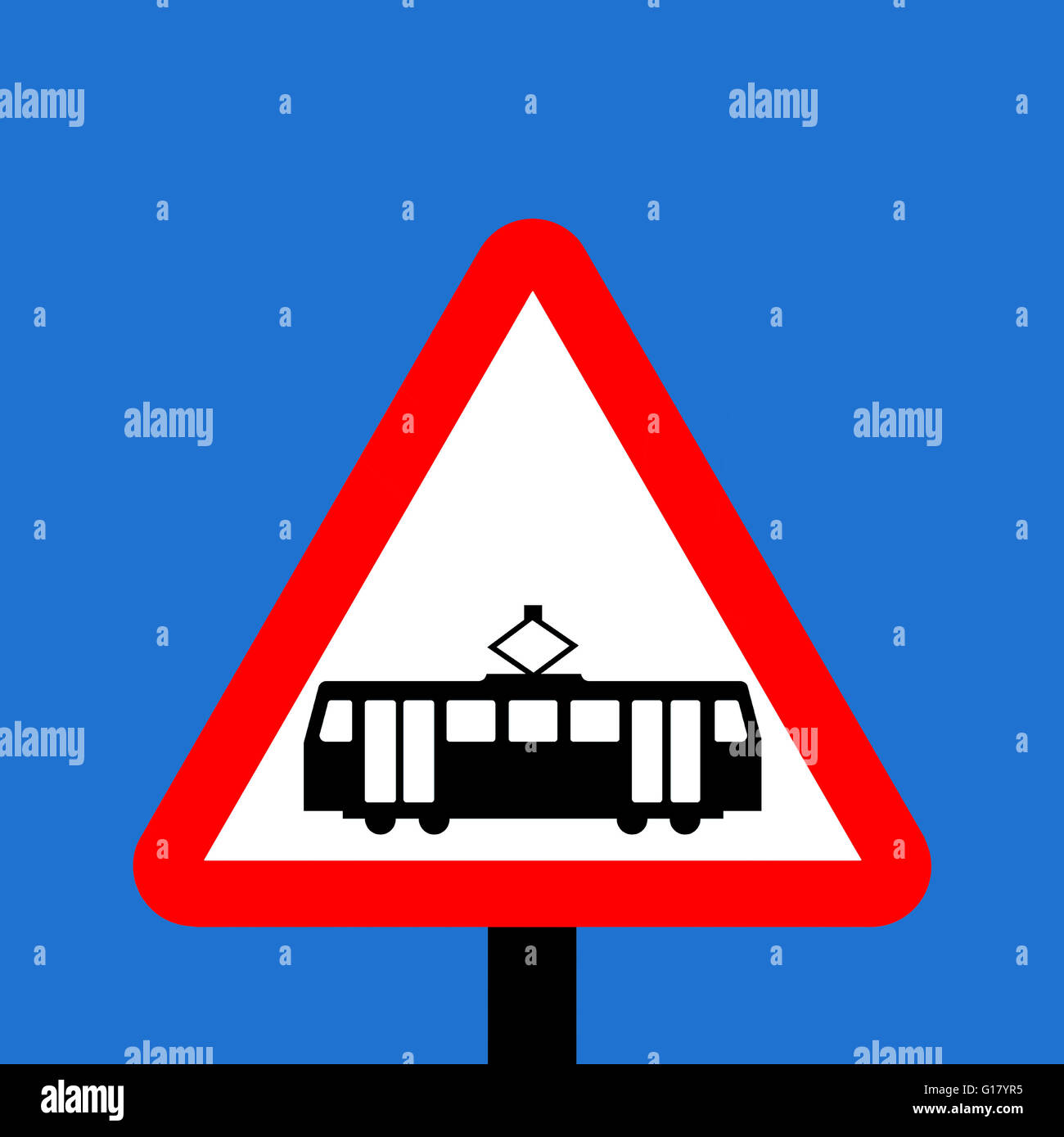 Tram sign Banque de photographies et d’images à haute résolution - Alamy