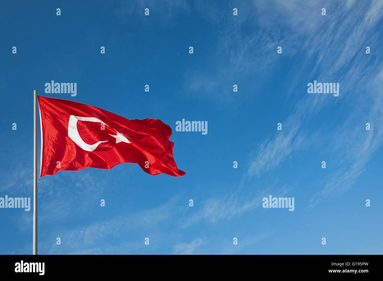 Drapeau turc Banque de photographies et d’images à haute résolution - Alamy