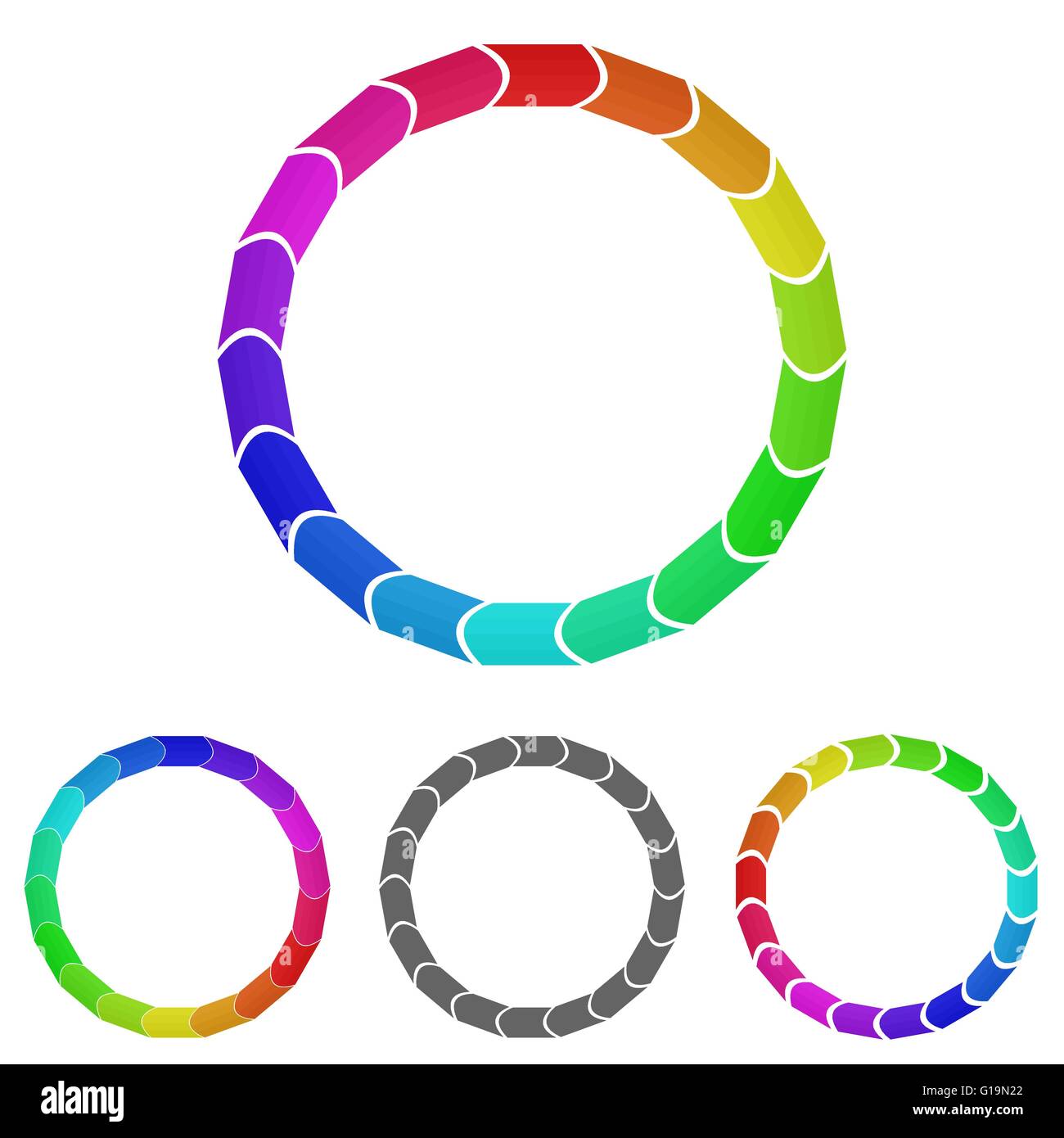 Cycle logo vector icon process loop Banque de photographies et d’images ...