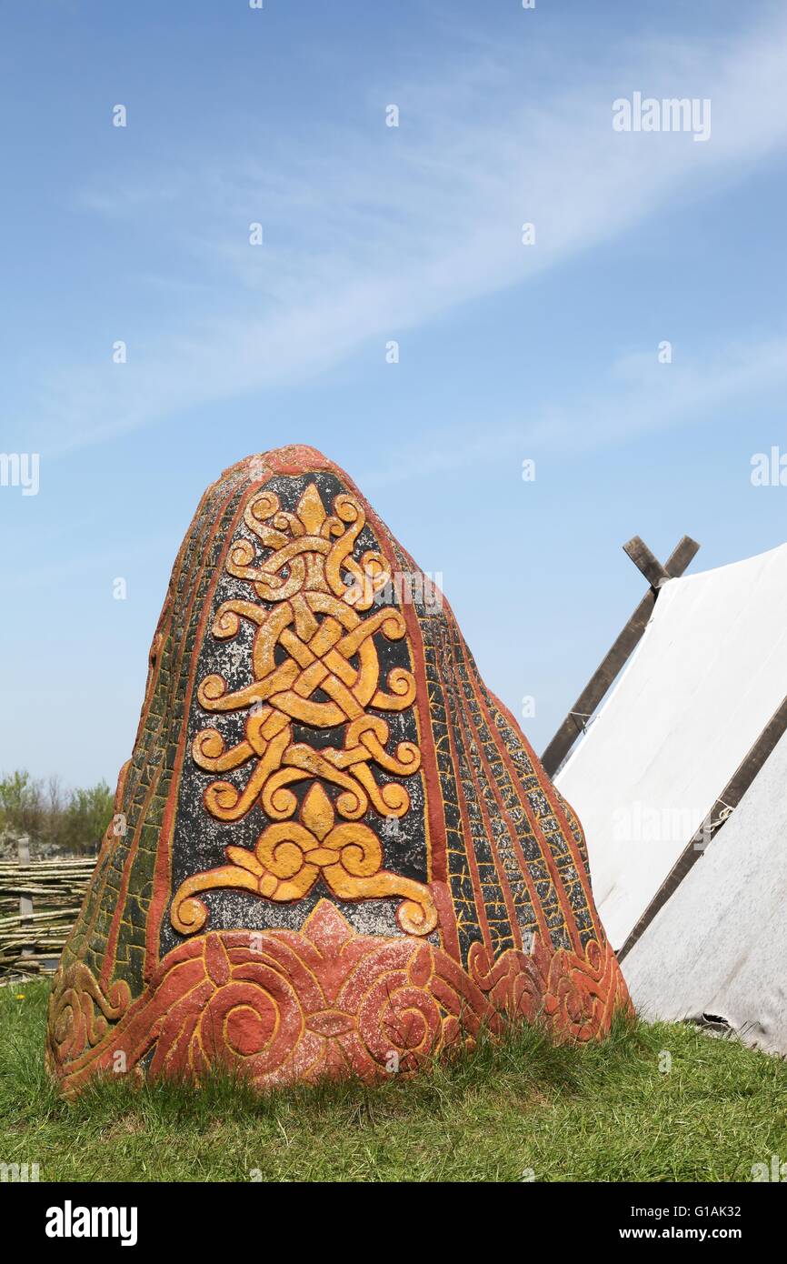 Pierre runique viking Banque de photographies et d’images à haute ...