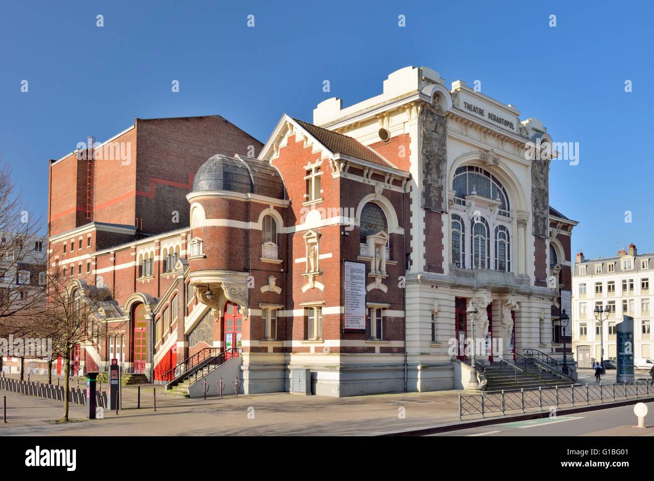 France, Nord, Lille, le théâtre Sébastopol un auditorium de 1350 places ...