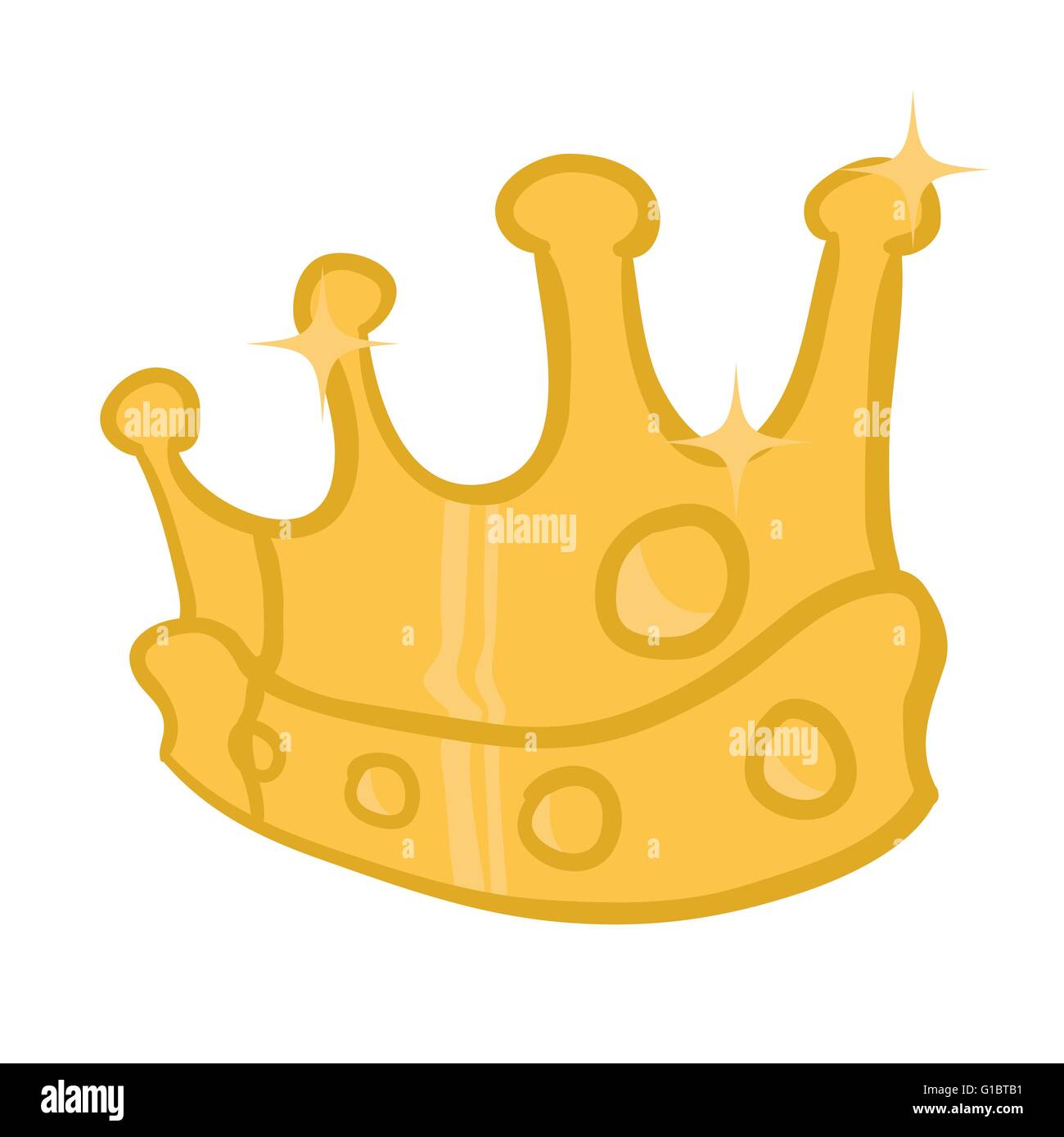 Crown cartoon Banque d'images vectorielles - Alamy