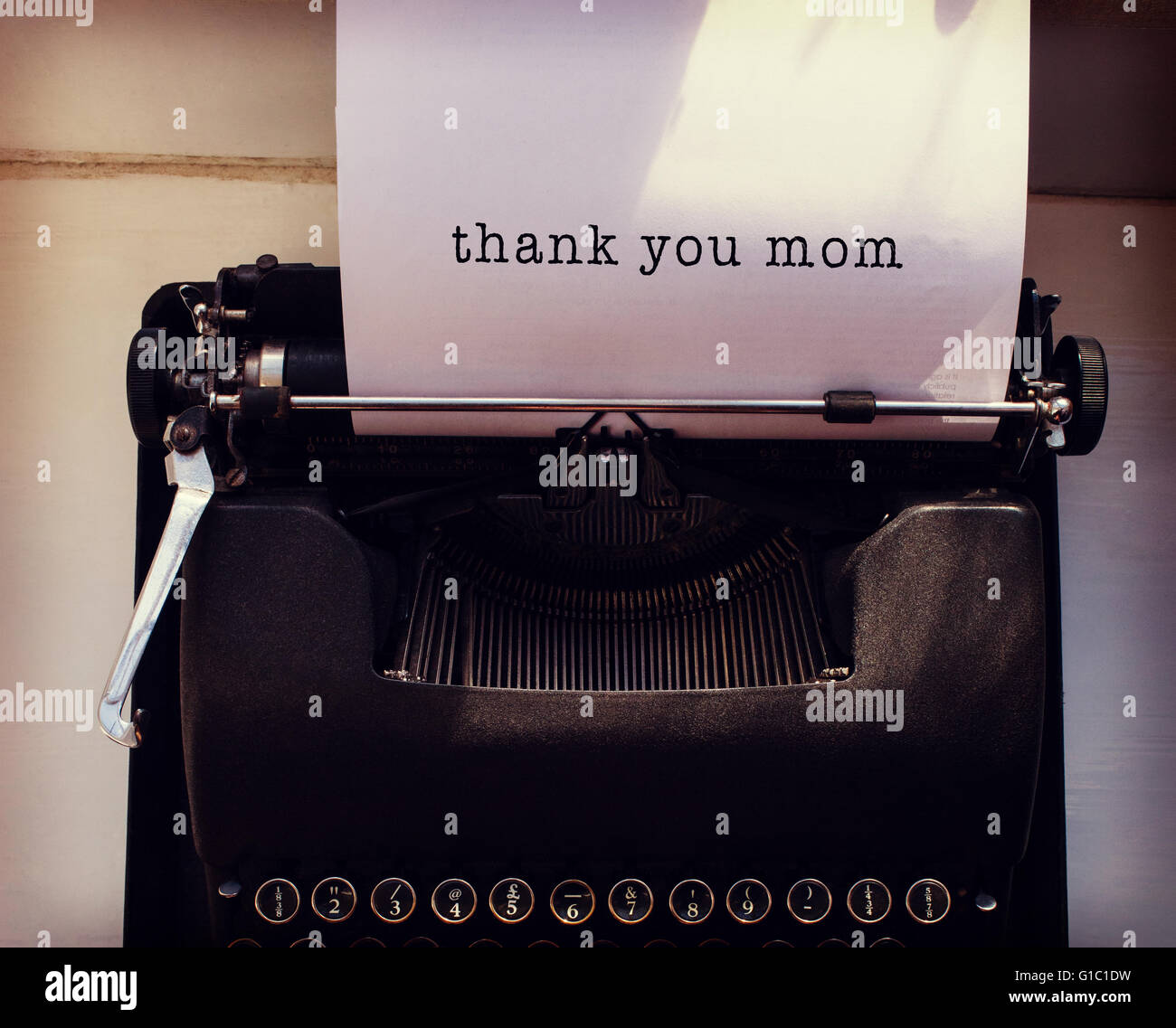 Thank you mom Banque de photographies et d’images à haute résolution ...