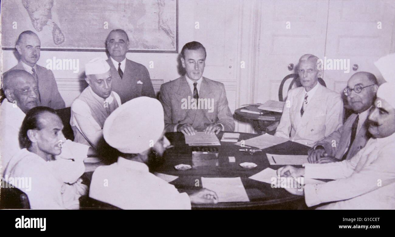 Mountbatten nehru jinnah Banque de photographies et d’images à haute ...