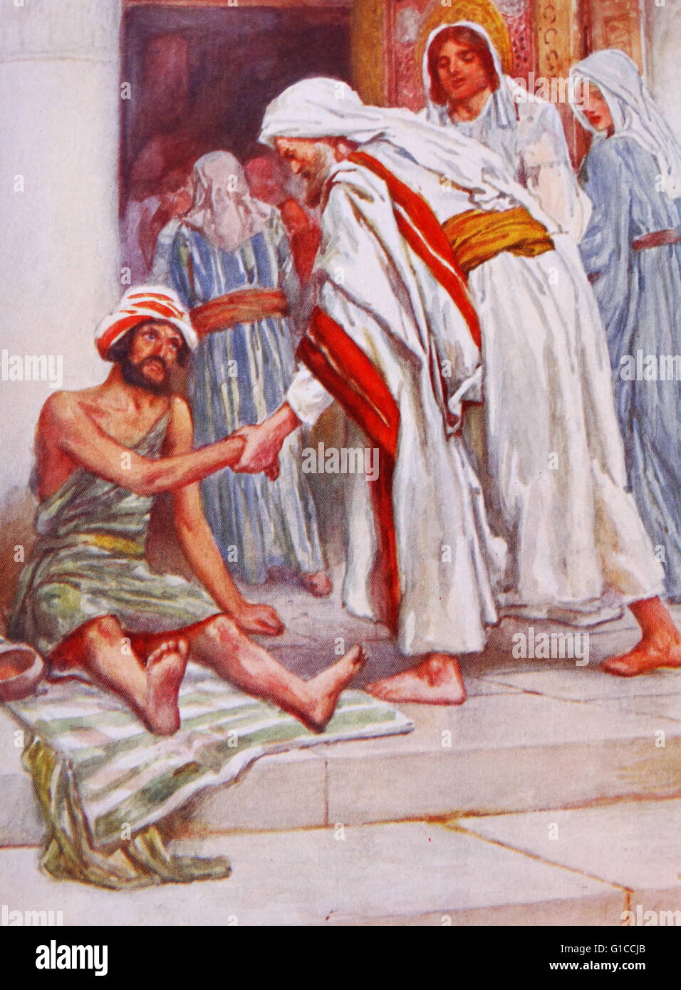 Jesus healing Banque de photographies et d’images à haute résolution ...