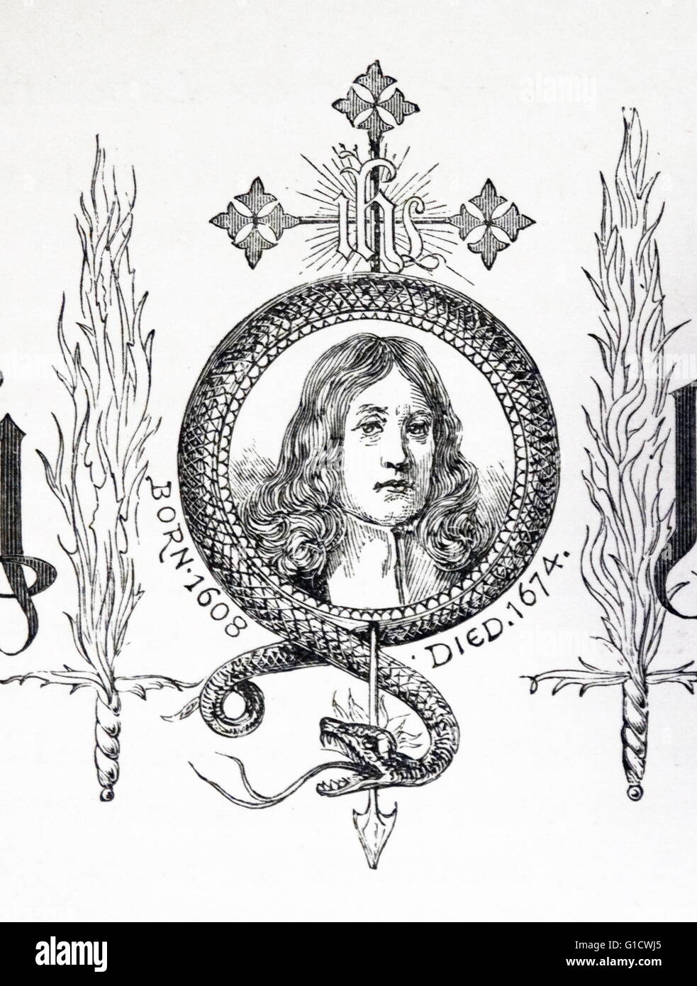 Portrait de john milton portrait Banque de photographies et d’images à ...