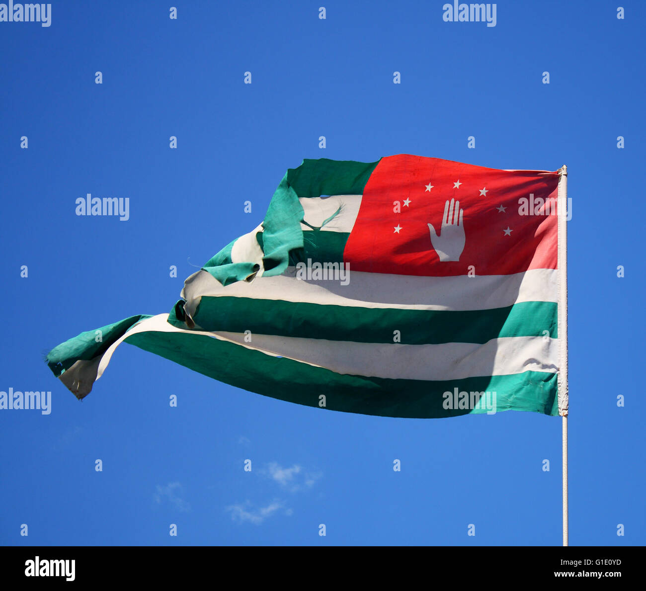 Drapeau abkhazie Banque de photographies et d’images à haute résolution ...