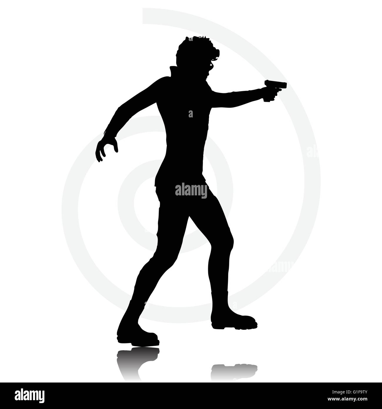 Execution of the murderer Banque d'images vectorielles - Alamy
