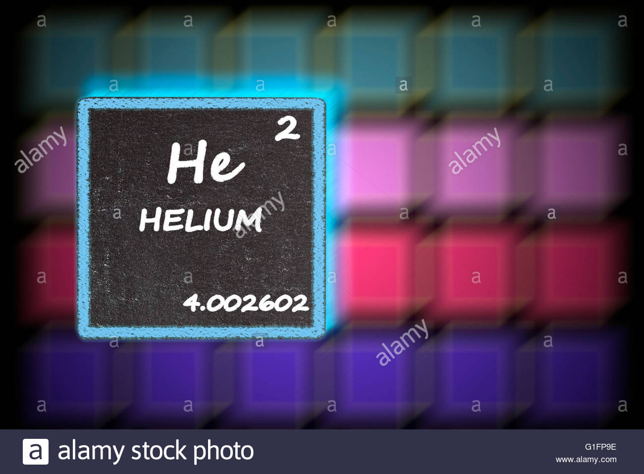 Hélium Atome Banque d'image et photos - Alamy