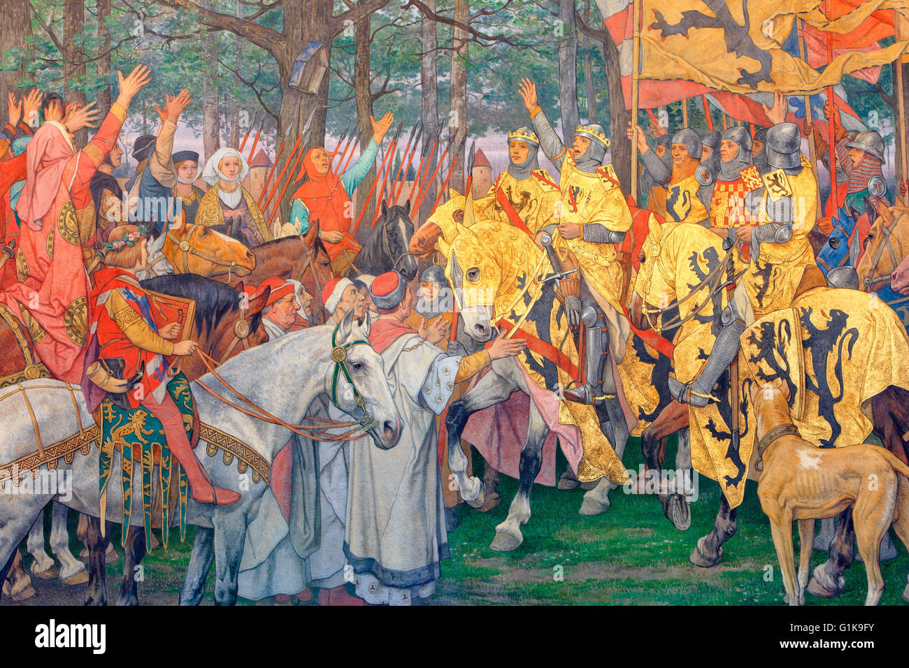 Battle of courtrai Banque de photographies et d’images à haute ...