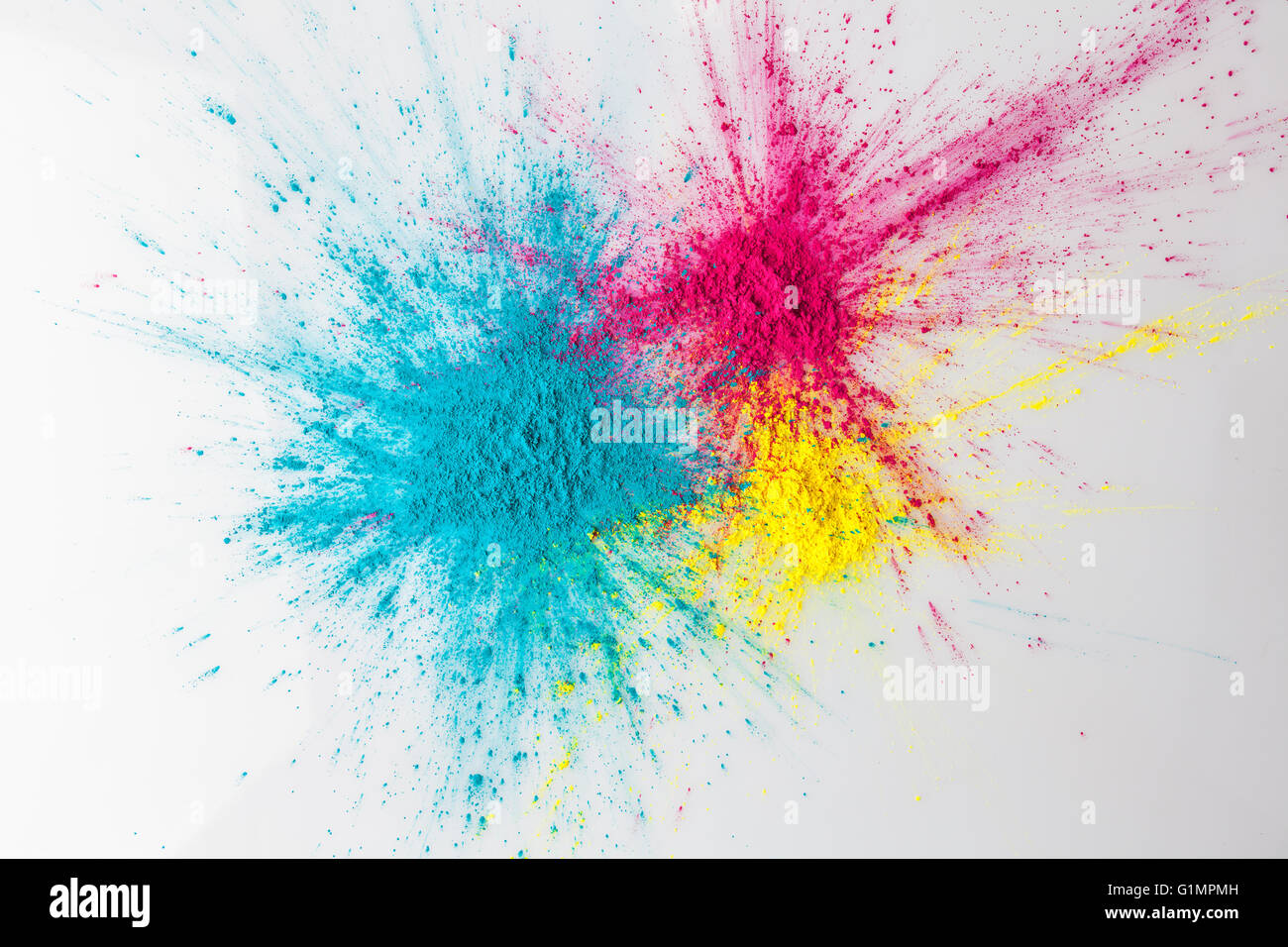 Color explosion concept colorful holi Banque de photographies et d ...