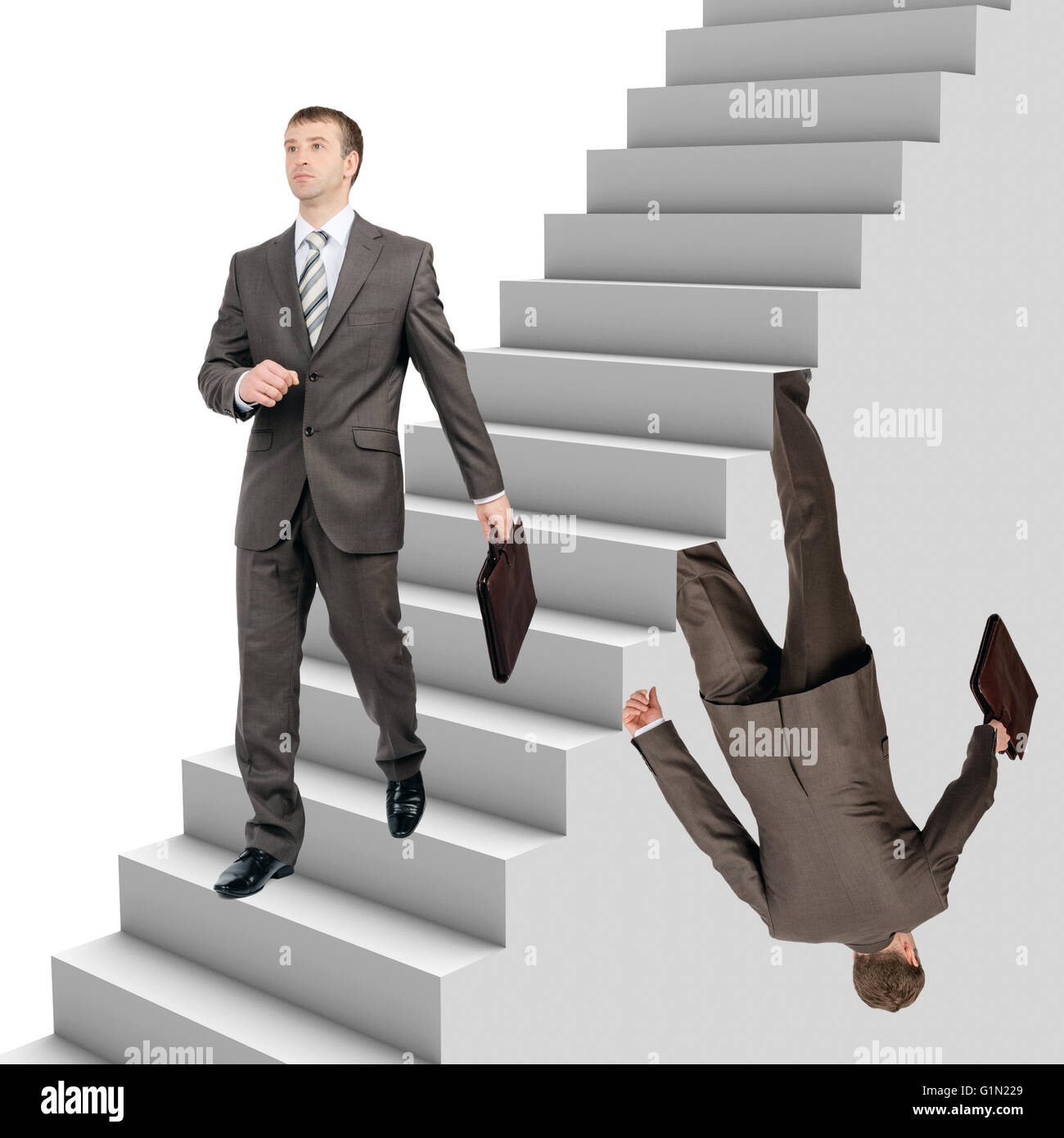 Man falling building accident Banque de photographies et d’images à ...